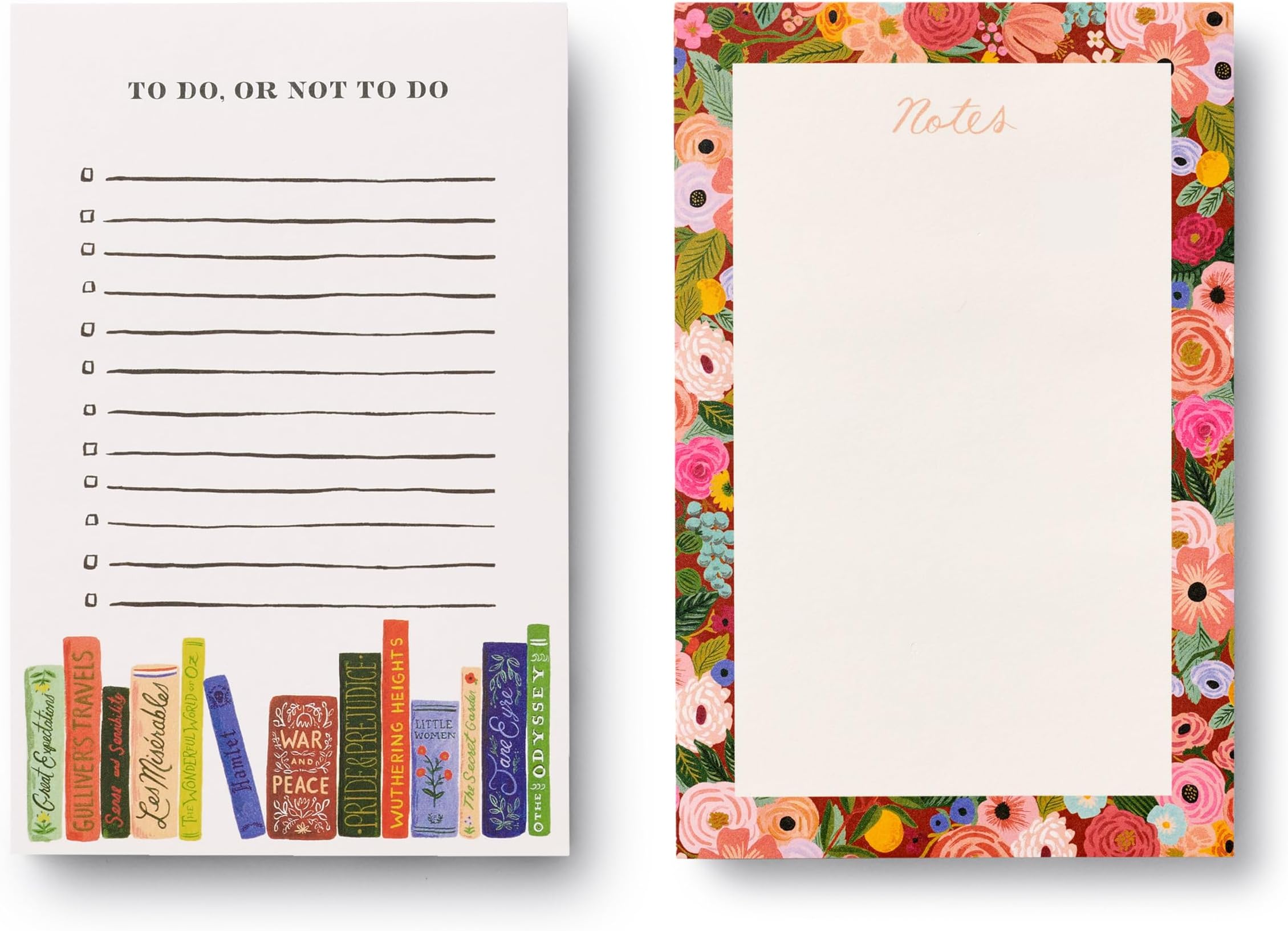 Amazon.com : RIFLE PAPER CO. Notepad Set in To Do, Or Not To Do ...