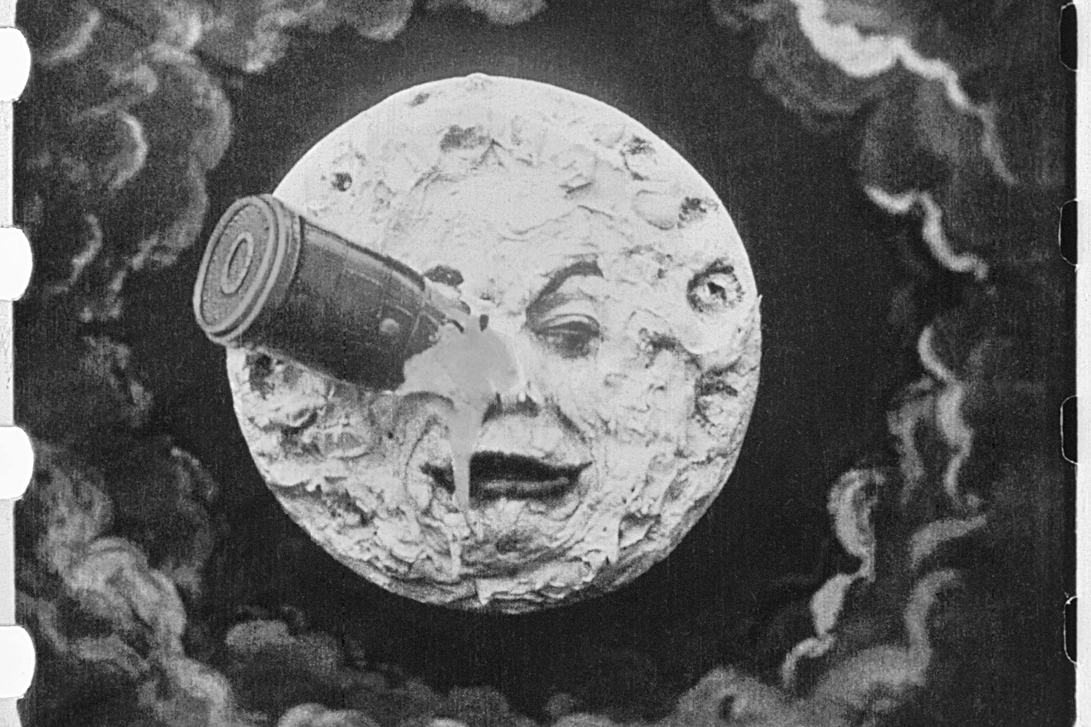 Amazon.com: 24x36 gallery poster, A Trip to the Moon by Georges Melies ...