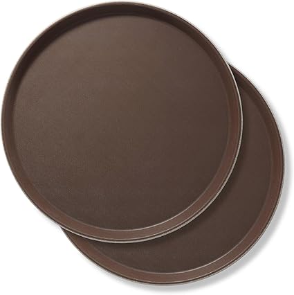 Amazon.com | Jubilee 14" Round Restaurant Serving Trays (Set of 2 ...