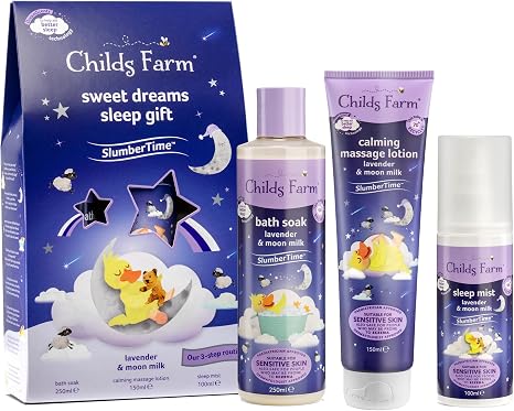 Childs Farm Slumber Time Sleep Gift Set, Sweet Dreams Lavender and ...