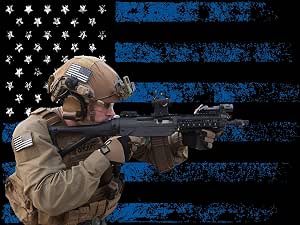 Amazon.com: THIN BLUE LINE Swat Poster Swat Team Poster Poster 24x36 ...