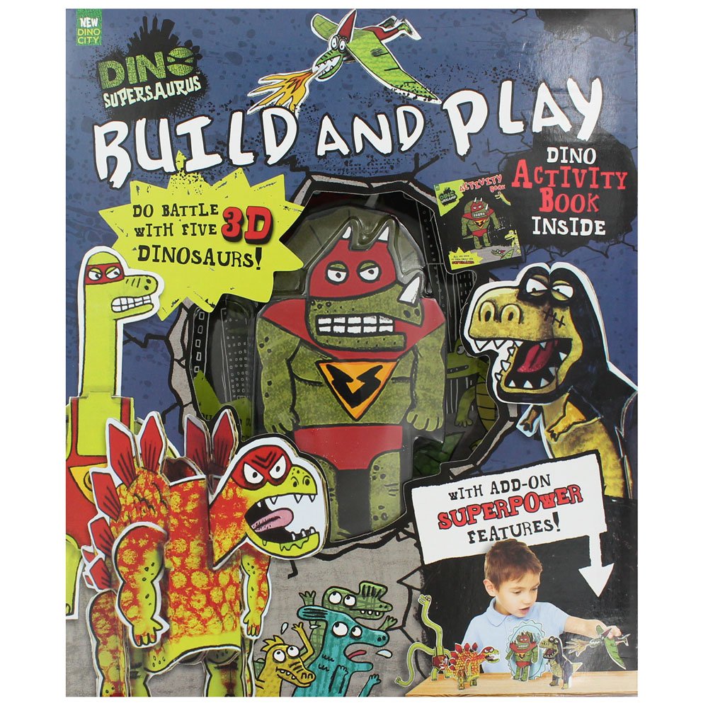 Dino Supersaurus: Build and Play - Includes Supercharged Dino ...