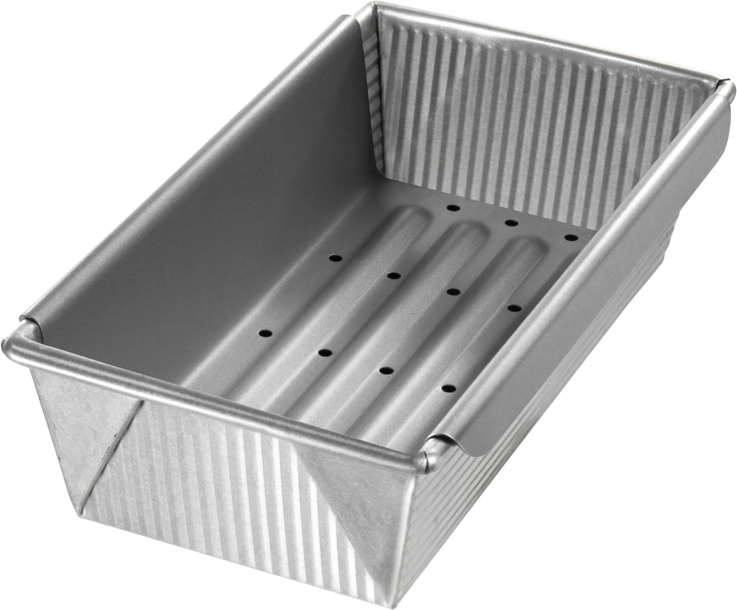 Amazon.com: USA Pan Bakeware Aluminized Steel Meat Loaf Pan with Insert ...