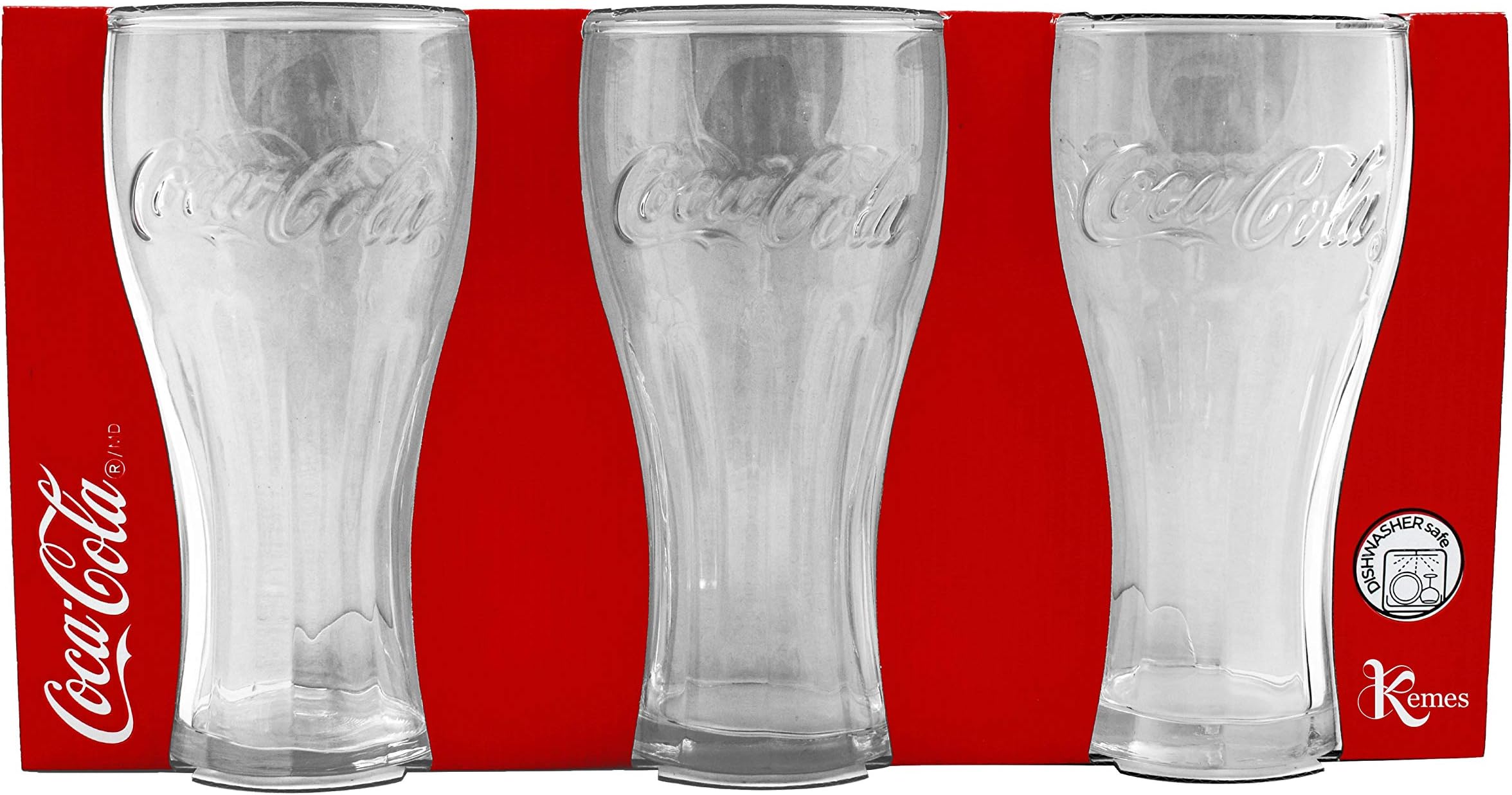 Coca Cola Glas Relief Gläser Longdrinkgläser 6 Stück Kontur Trink Glas ...