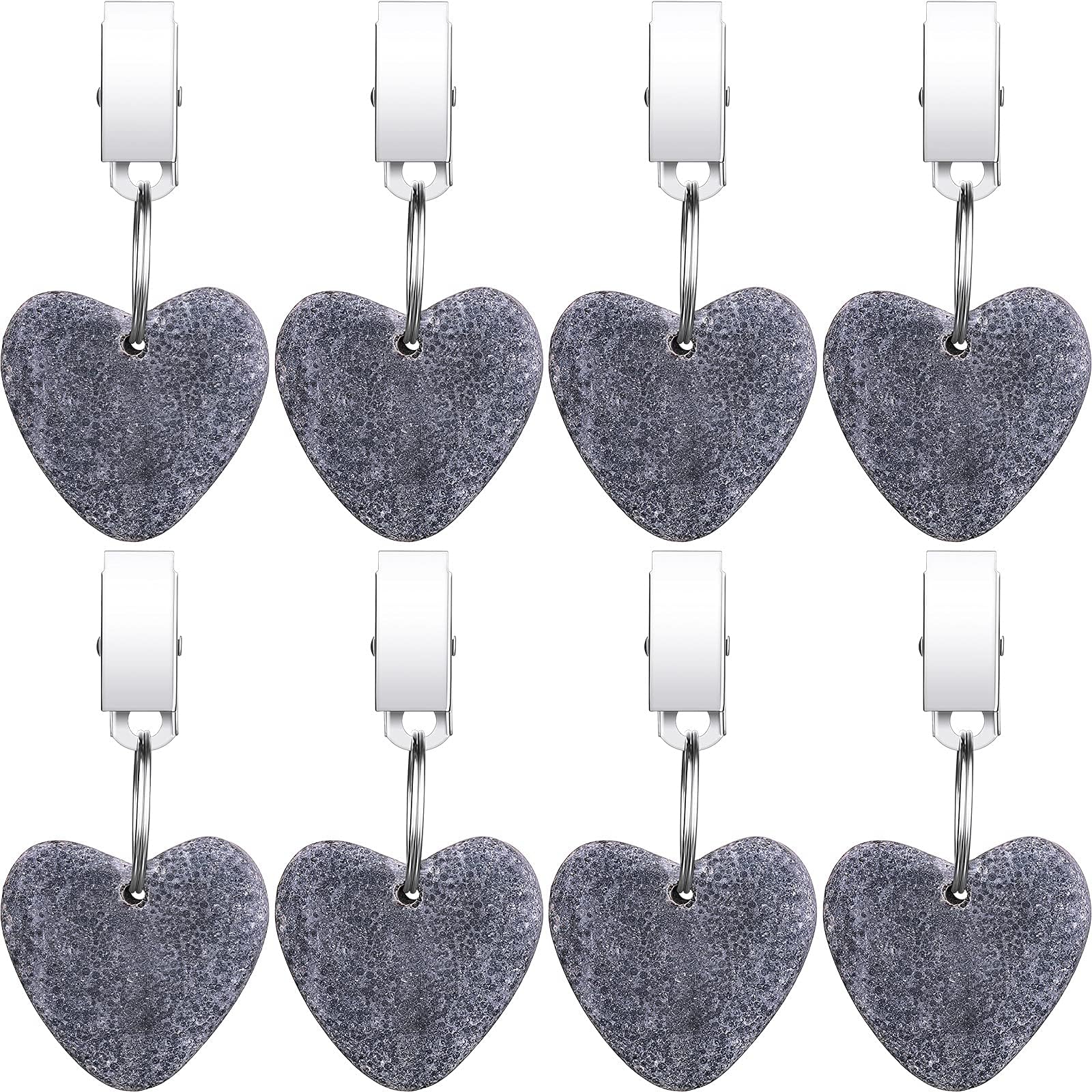 Amazon.com: HillSpring Clear Glass Tablecloth Weights, Decorative Clear ...