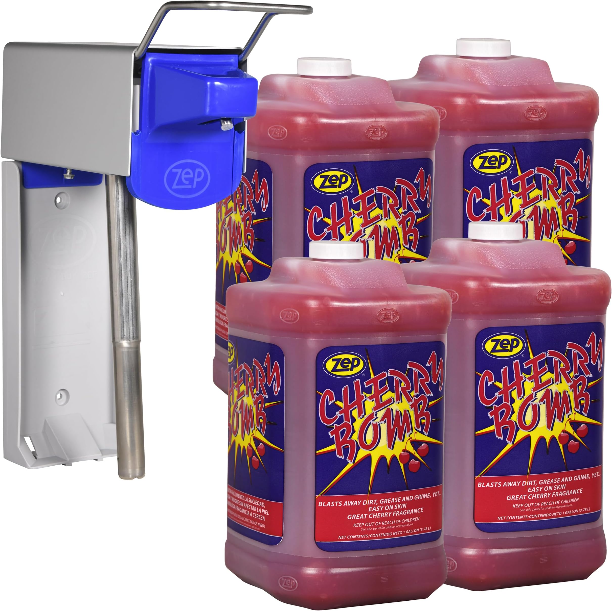 Amazon.com: Zep Cherry Bomb Hand Cleaner D-4000 Hand Soap Dispenser - 1 ...