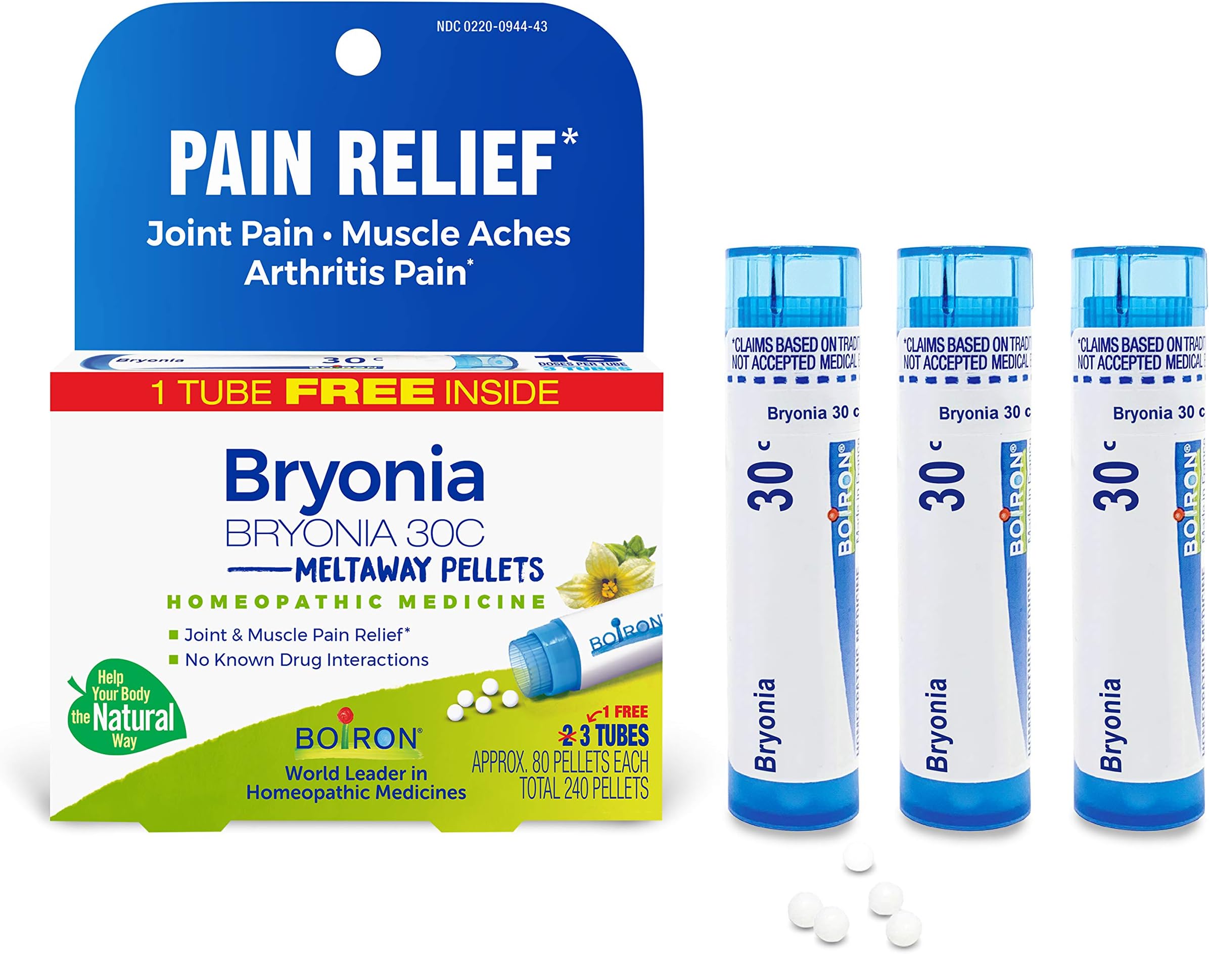 Amazon.com: Boiron Bryonia 30C Homeopathic Medicine for Relief from ...