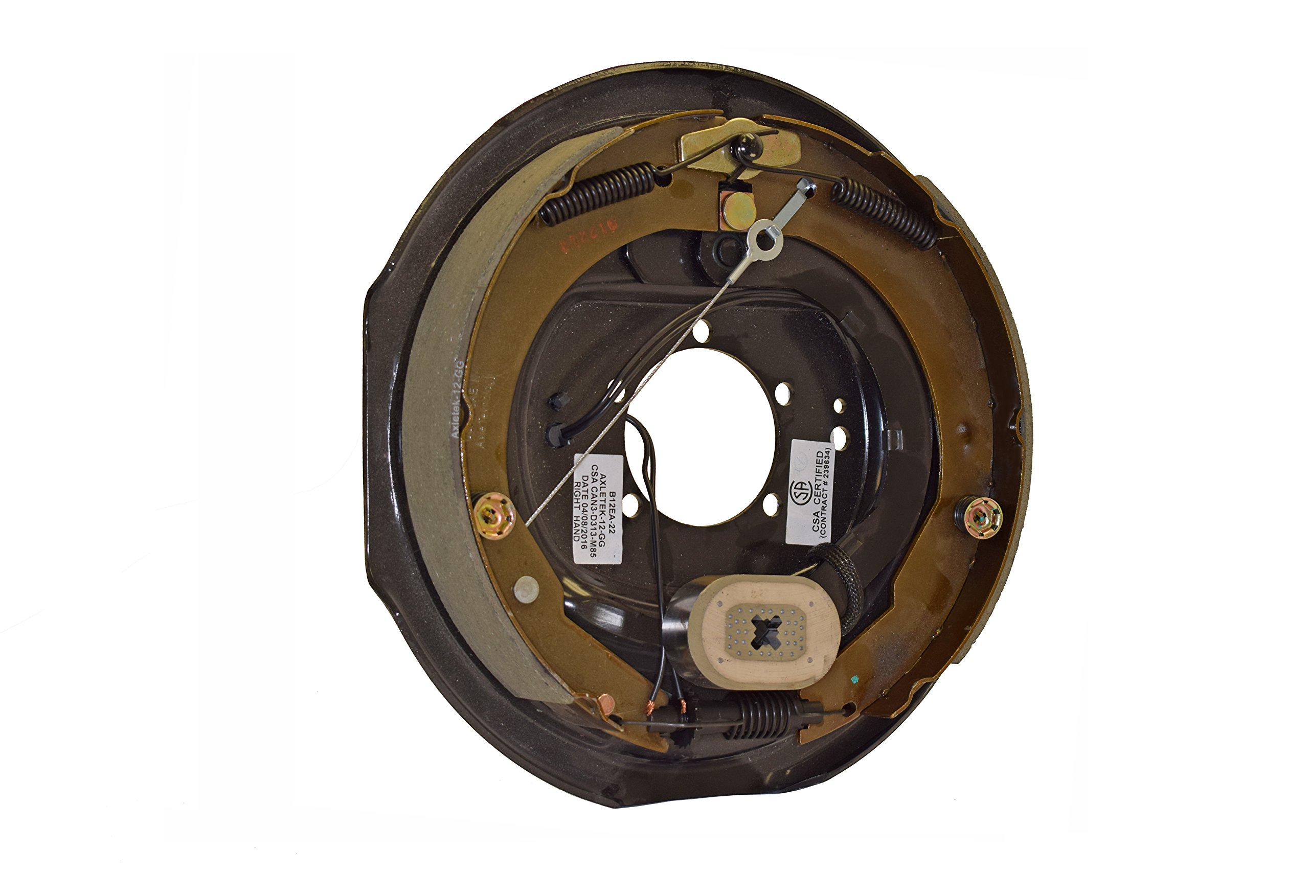 Amazon.com: TRP 12" x 2" Electric Self-Adjusting Brake Backing Plate ...