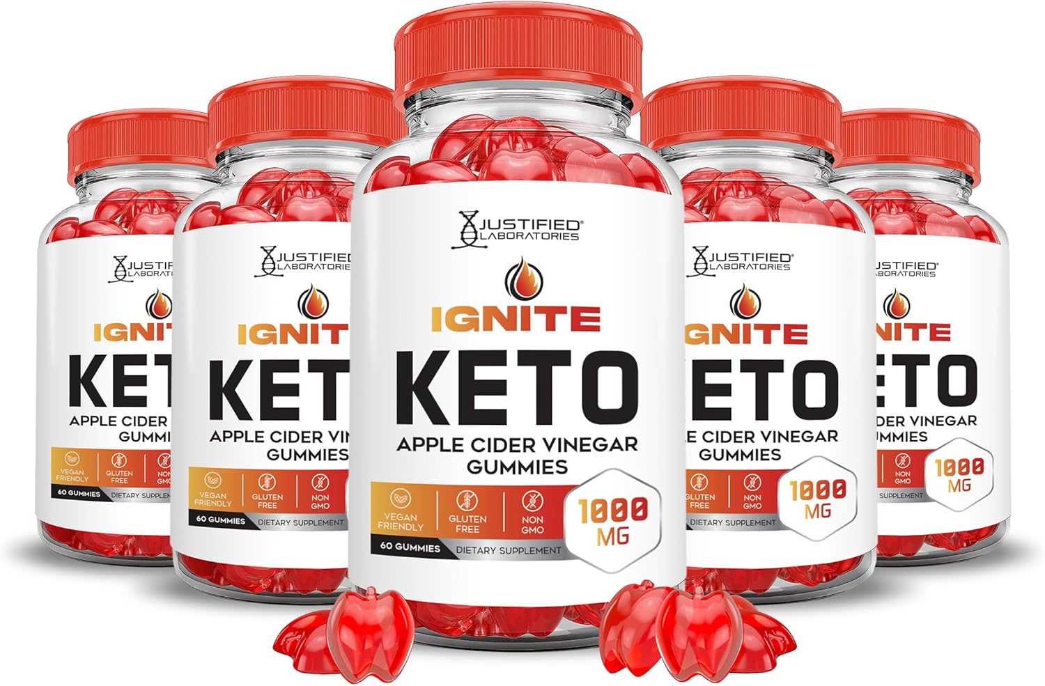 Amazon.com: (5 Pack) Ignite Keto ACV Gummies Advanced 1000MG Ignite ...