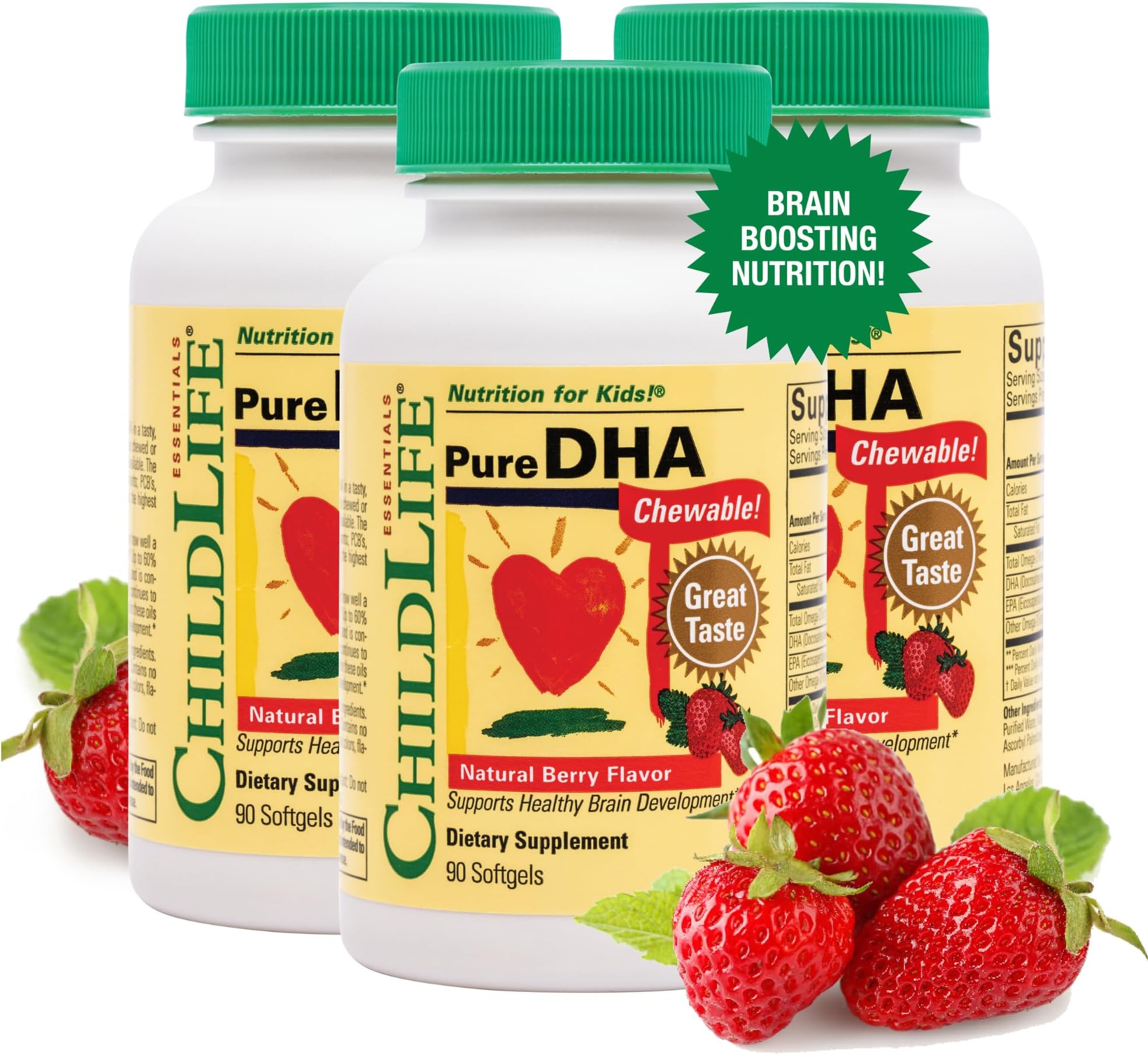 Amazon.com: CHILDLIFE ESSENTIALS Pure DHA Dietary Supplement - DHA for ...