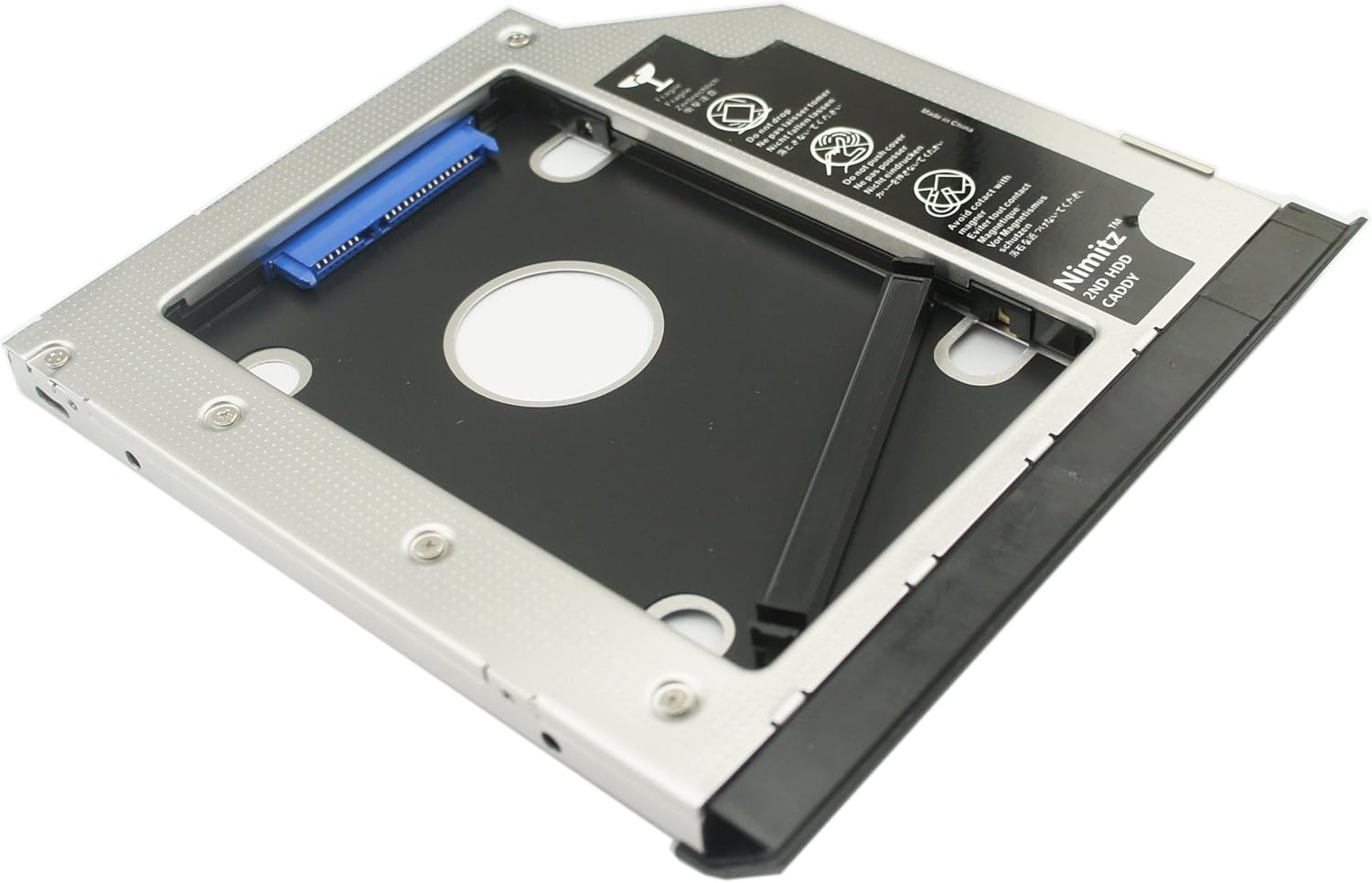 Nimitz 2nd HDD SSD Hard Drive Caddy Adapter for Dell E6430 E6530 E6420 ...