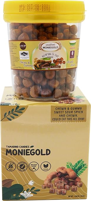 Amazon.com : Moniegold Chewy Tamarind Candy - A Symphony of Spicy ...