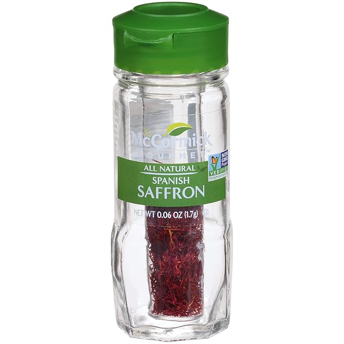 Amazon.com : McCormick Gourmet All Natural Spanish Saffron, 0.06 oz ...