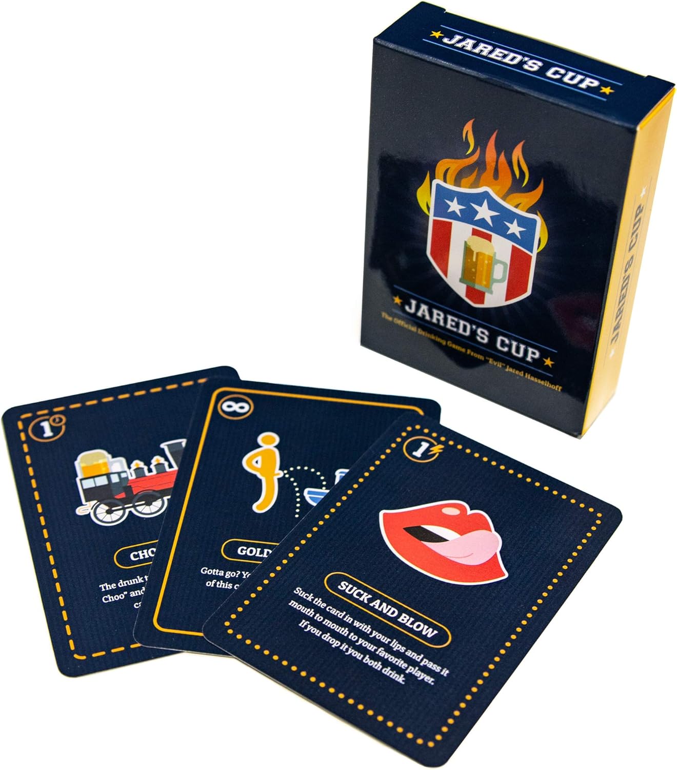 Amazon.com: Evil Jared Hasselhoff Drinking Game | JARED'S Cup - Ring of ...