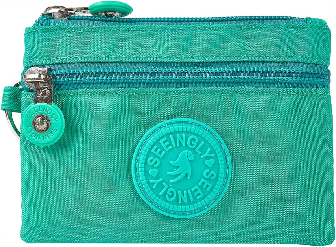 Amazon.com: ERJUR Small Wallet for Women Men Coin Purse Change Holder ...