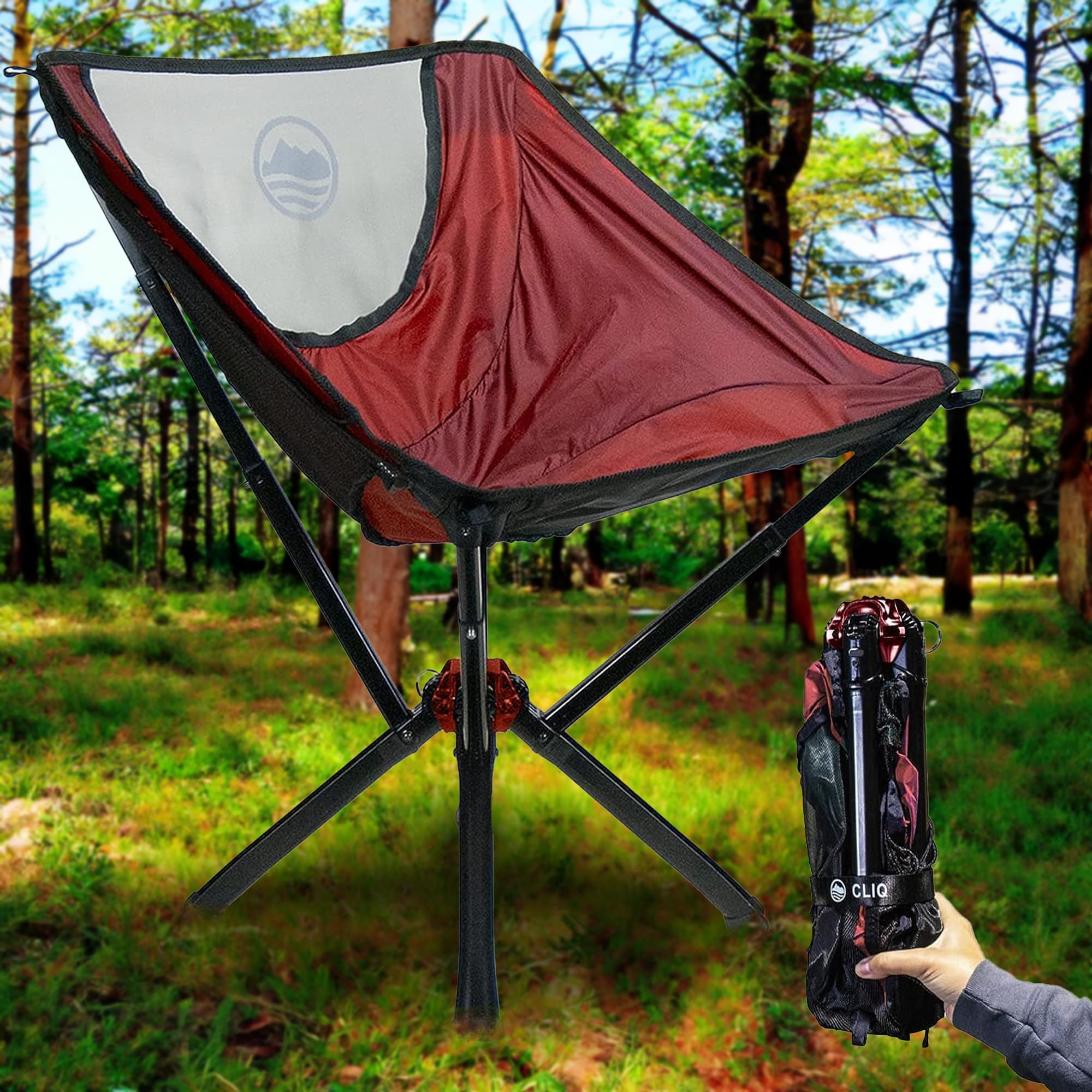 Amazon.com : CLIQ Portable Chair - Lightweight Folding Chair for ...