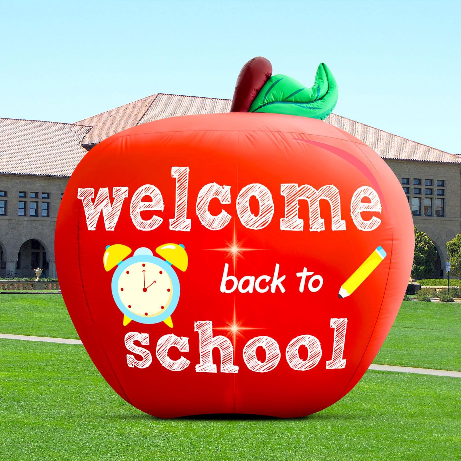 Amazon.com: Back to School Inflatable Outdoor Decorations:4.9 FT Back ...
