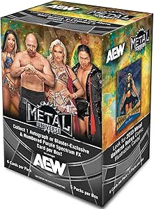 2025 AEW Metal Universe Blaster Box (5 paquetes, 6 tarjetas por paquete ...