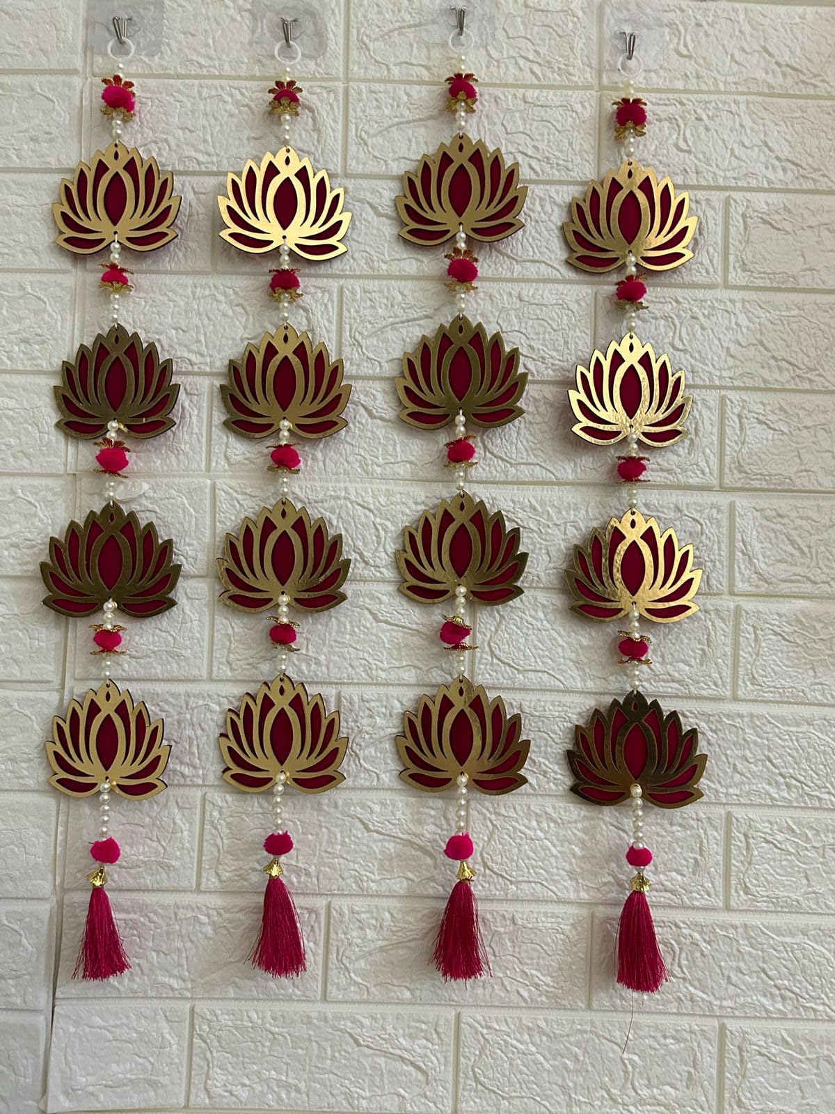 Playful Stitches Lotus Hanging for Home Decor | Lotus Hanging | Diwali ...