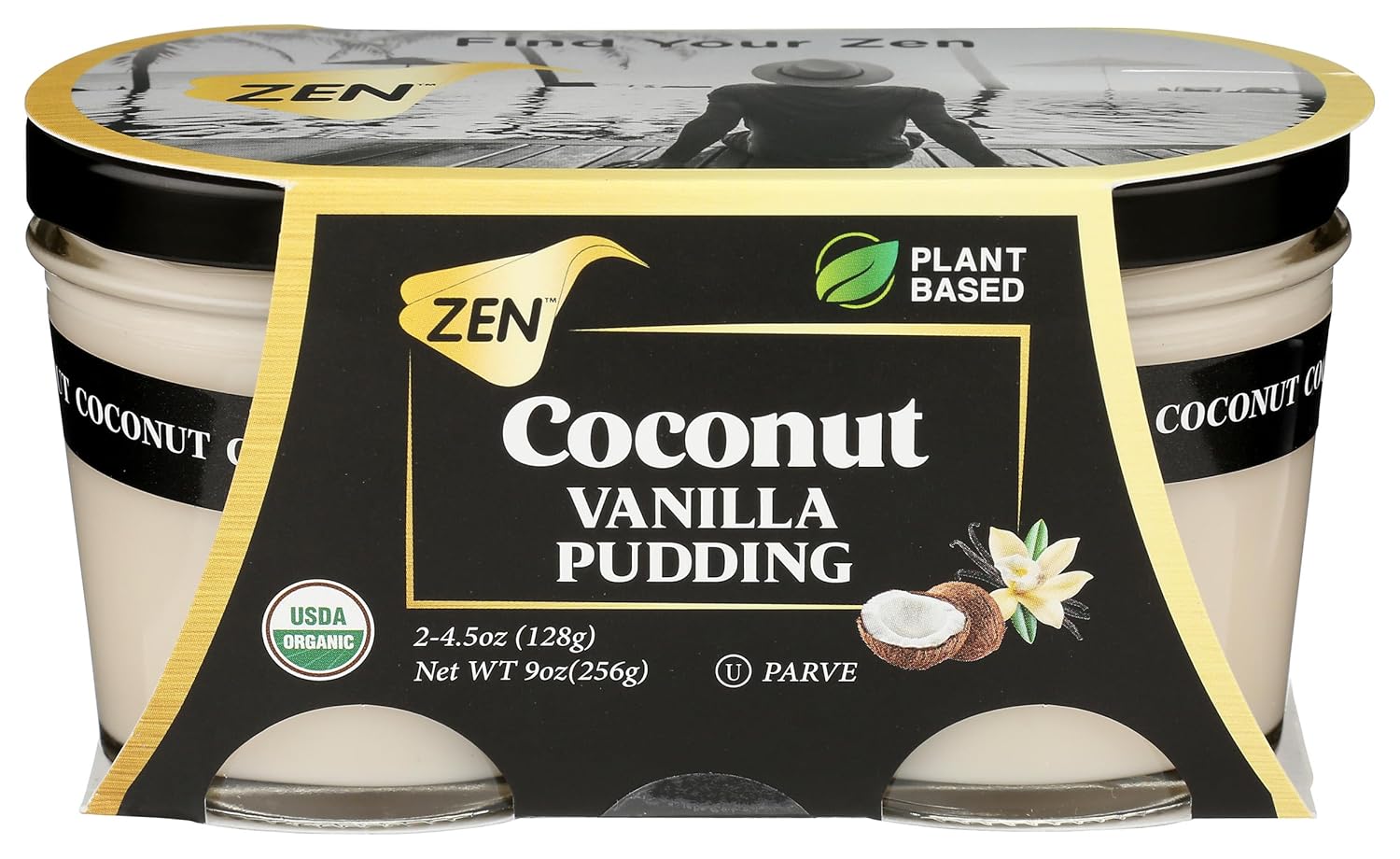 Amazon.com: ZEN Organic Vanilla Coconut Pudding, 9 OZ : Grocery ...