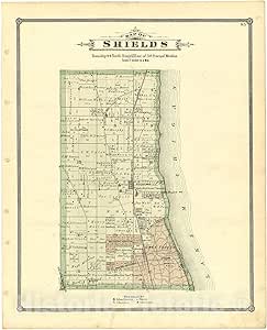 Amazon.com: Historic 1885 Wall Map - Illustrated Atlas of Lake County ...