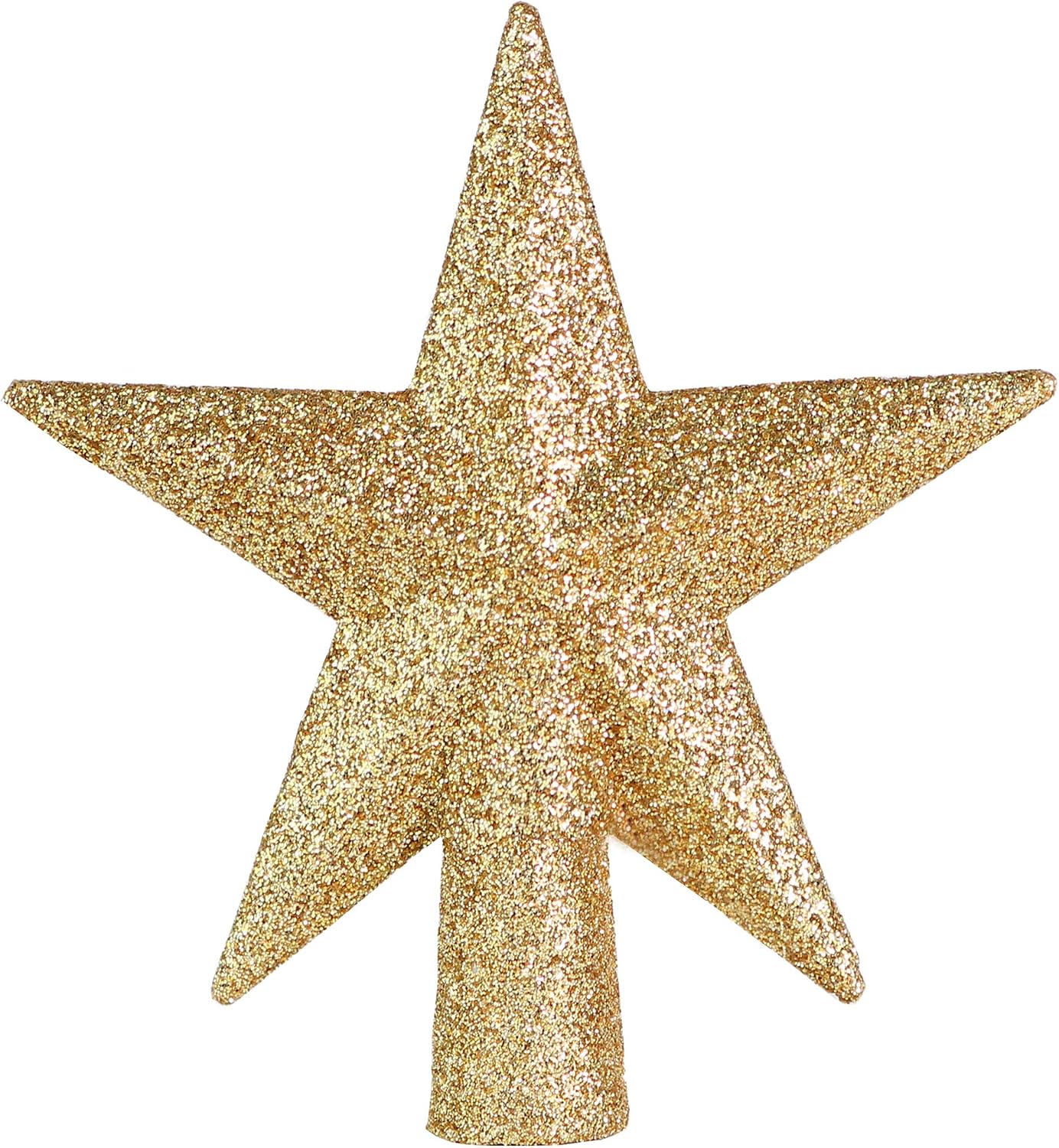 Amazon.com: Ornativity Glitter Star Tree Topper - Christmas Small ...