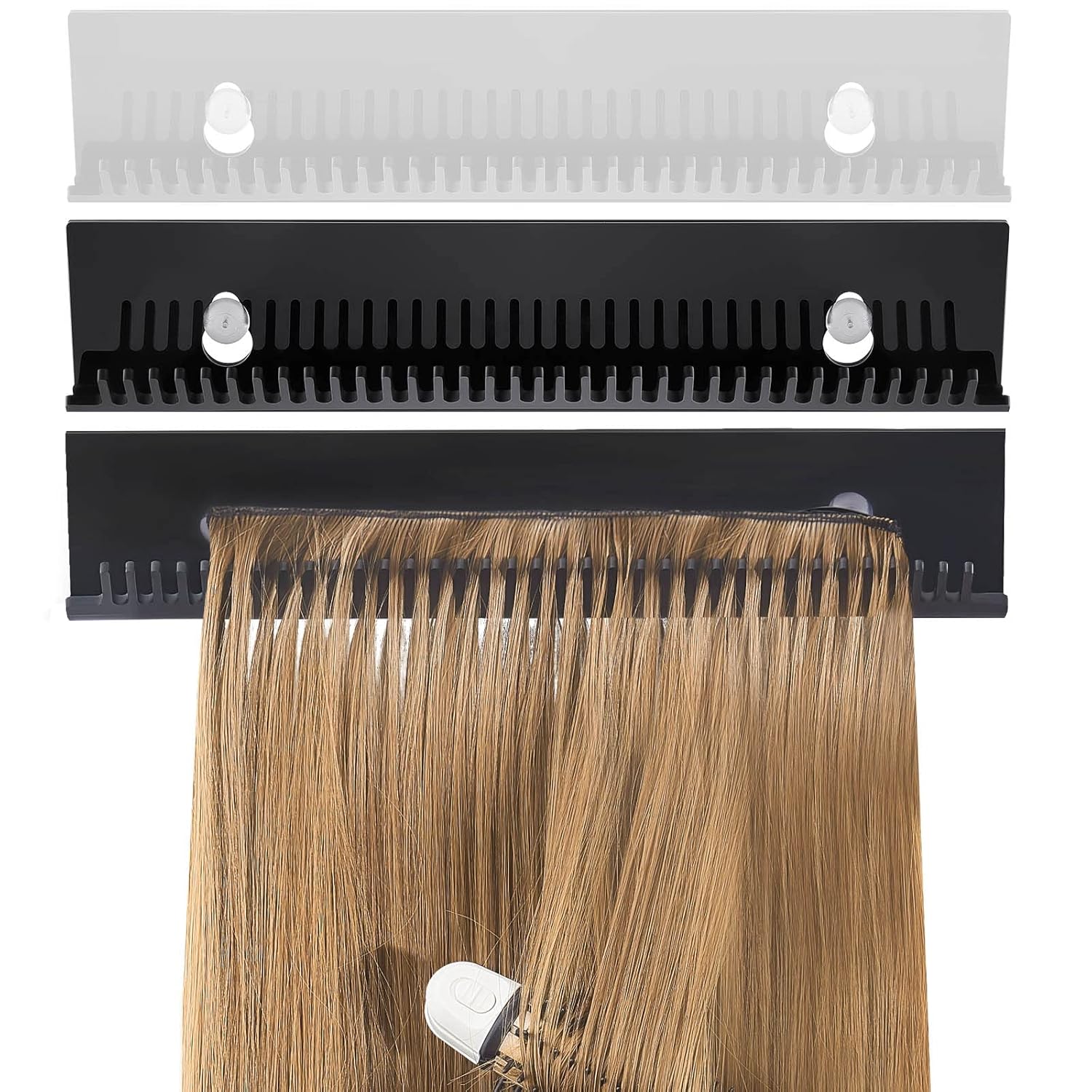 Amazon.com : Blulu 2 Pcs Hair Extension Holder for Styling Acrylic Hair ...