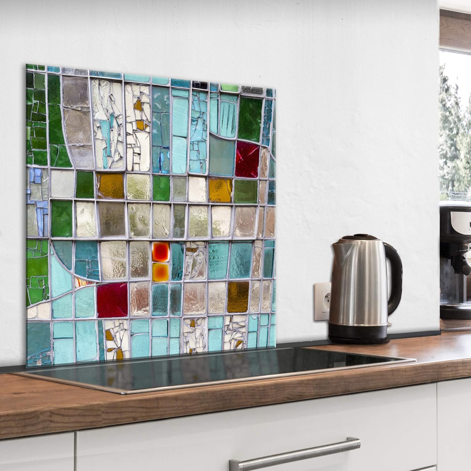 murando Glass Splashback for Kitchen Backsplash Cooker Protector ...