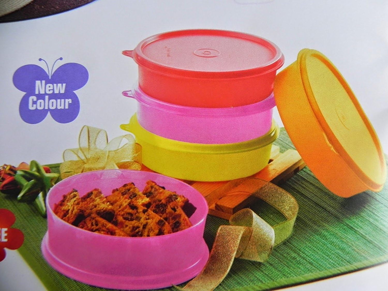 Amazon | Tupperware プラスチックボウルセット 300ml 4個セット マルチカラー | Tupperware | ボール 通販