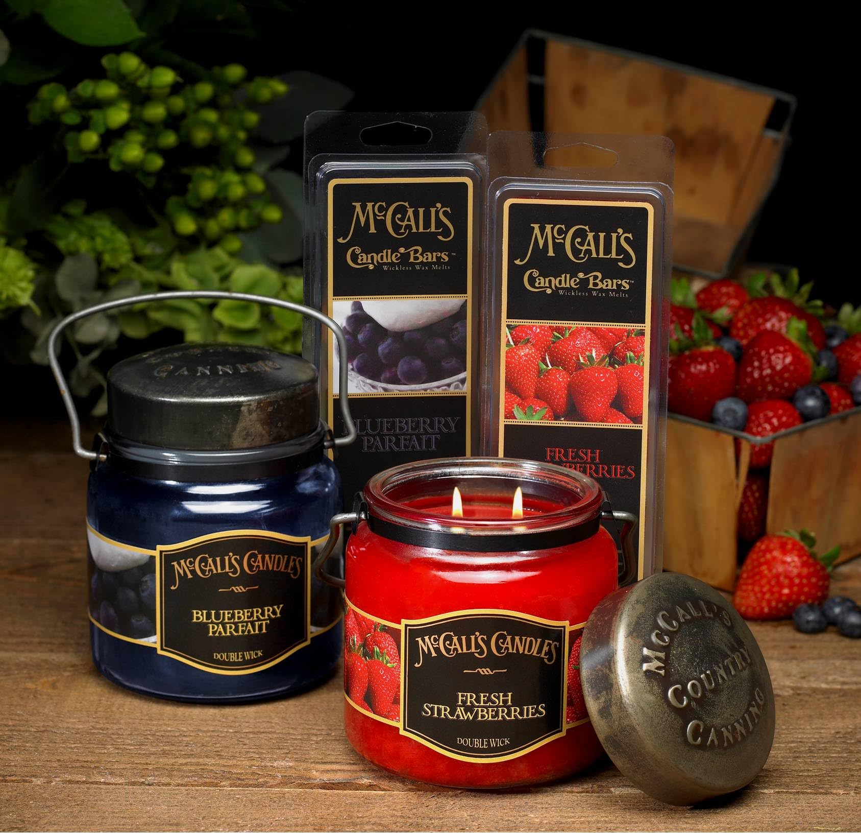 Snapklik.com : McCalls Candles Fresh Strawberries 16 Oz Two-Wick ...