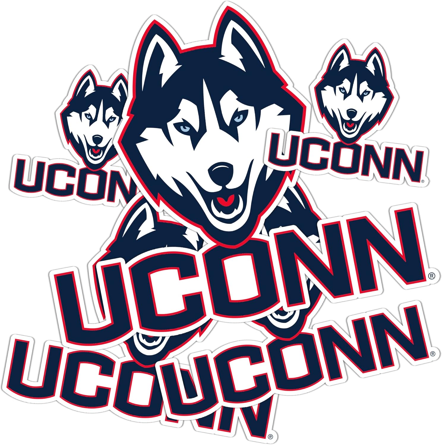 Amazon.com: Desert Cactus University of Connecticut Sticker UConn ...