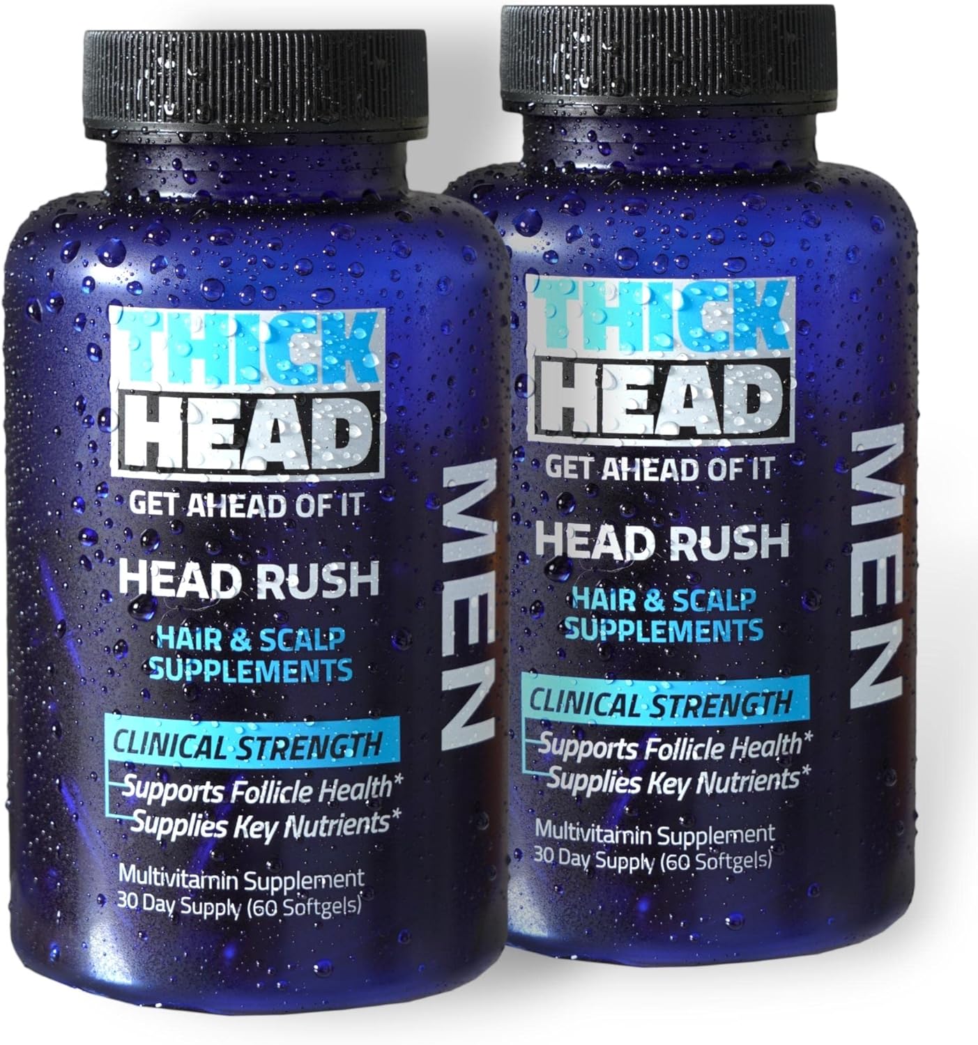 Amazon.com: Thick Head - Head Rush Clinical Strength Hair and Scalp ...