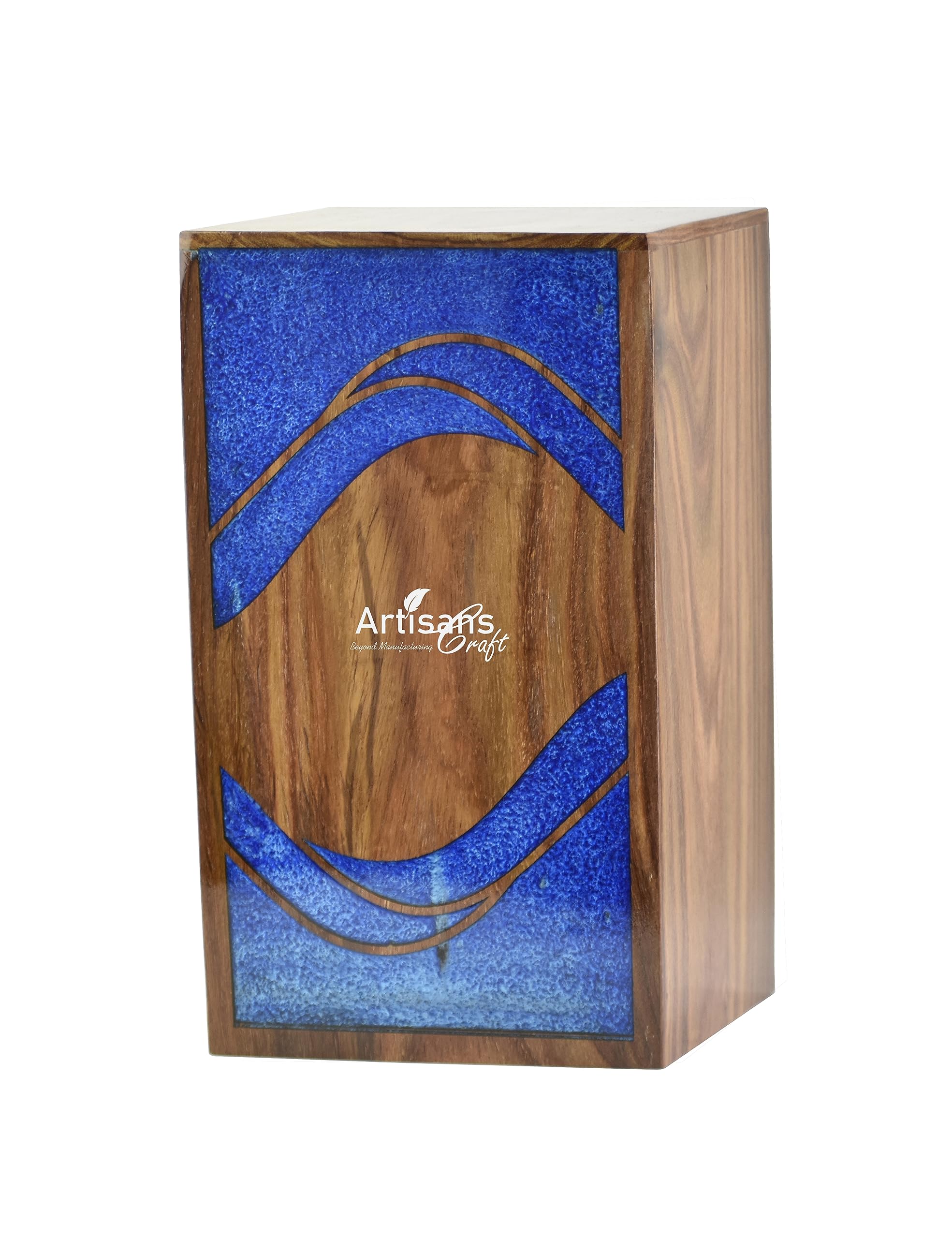 Amazon.com: Handmade Wooden & Resin Creamation Urn for Human Ashes ...