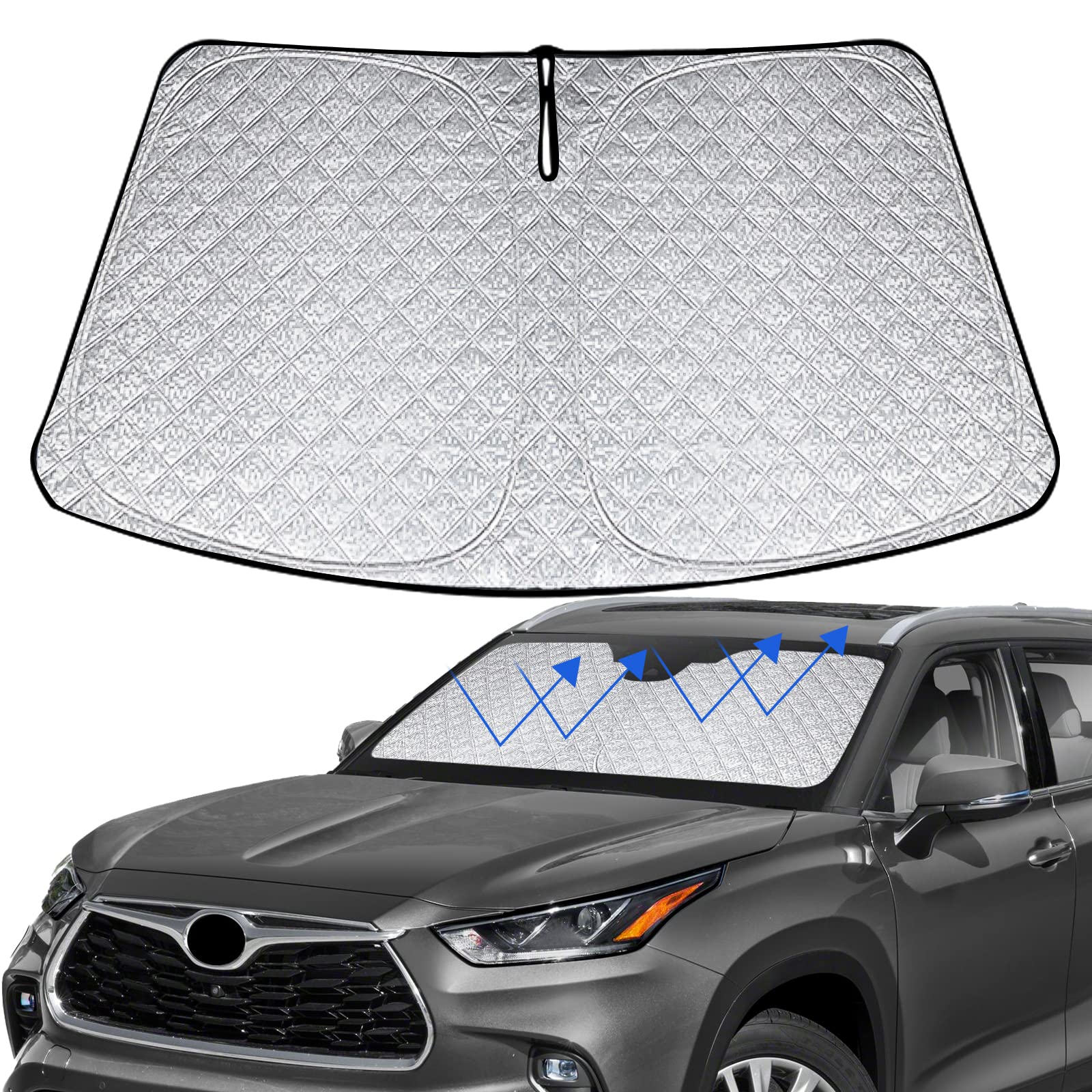 Snapklik.com : Windshield Sun Shade Replace For 2020-2025 Toyota ...