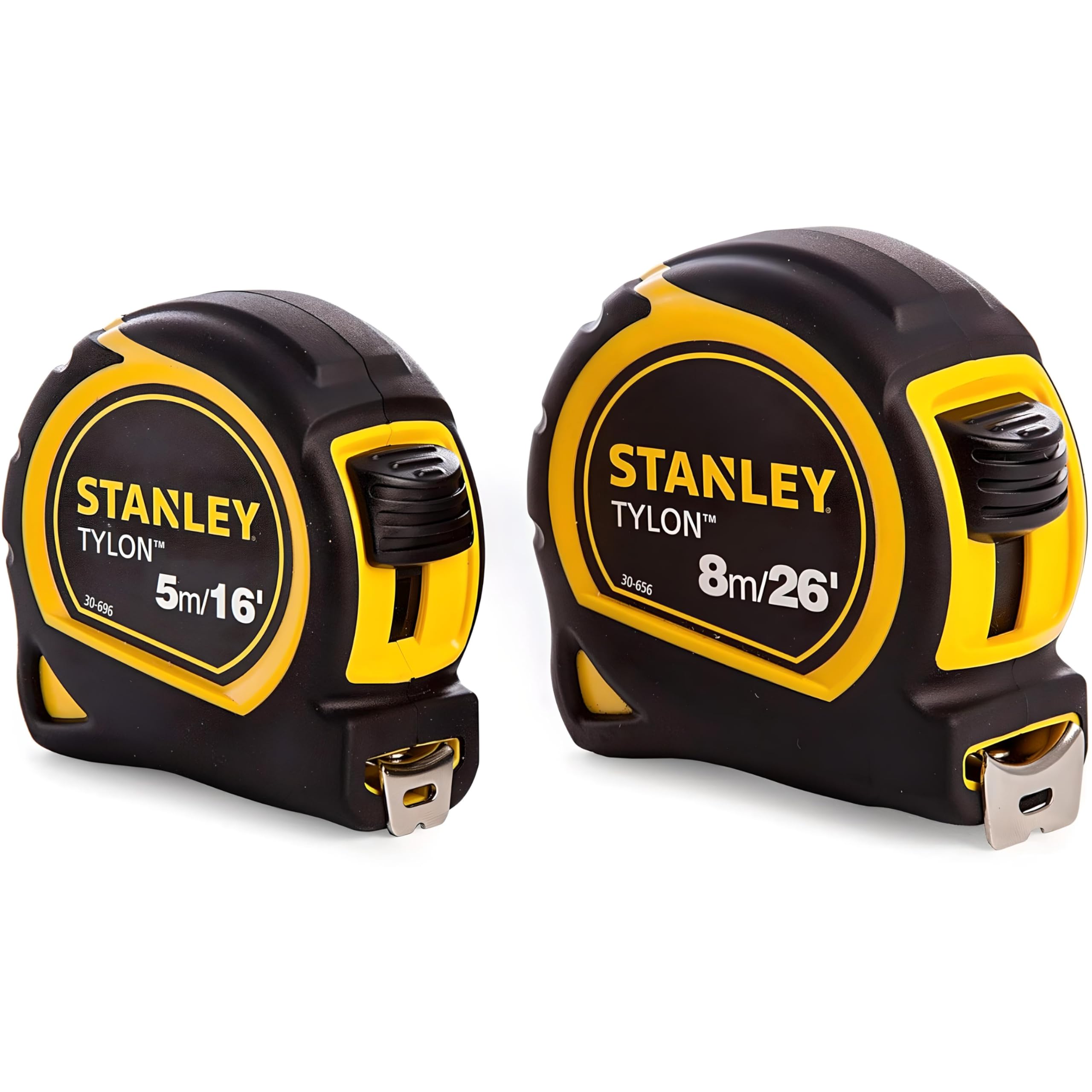 AMK® Stanley 5m (16ft) & 8m (26ft) Tylon Blade Pocket Tape Measures ...