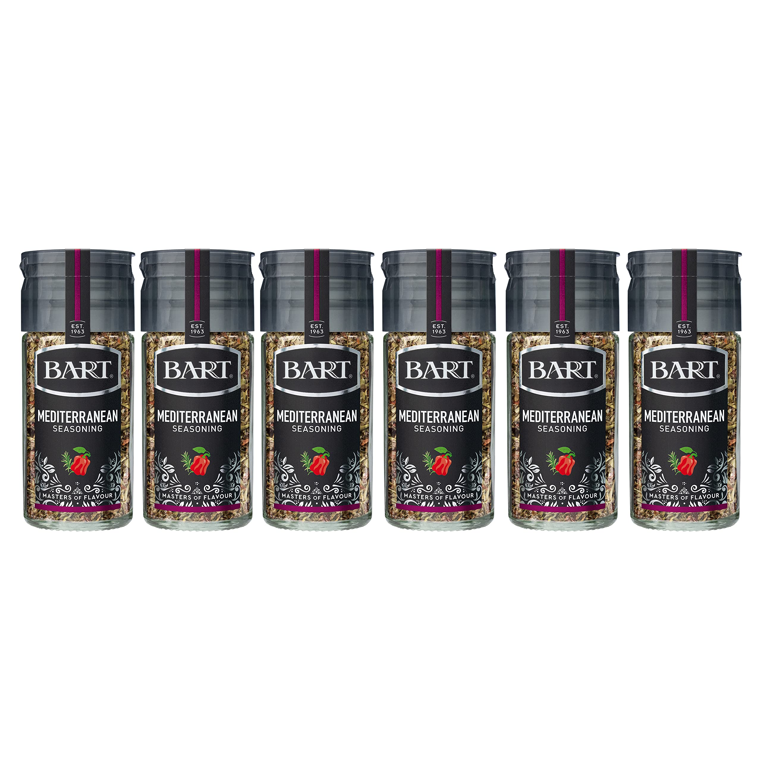 BART Blend Mediterranean Seasoning Jar 28g (pack of 6) : Amazon.co.uk ...