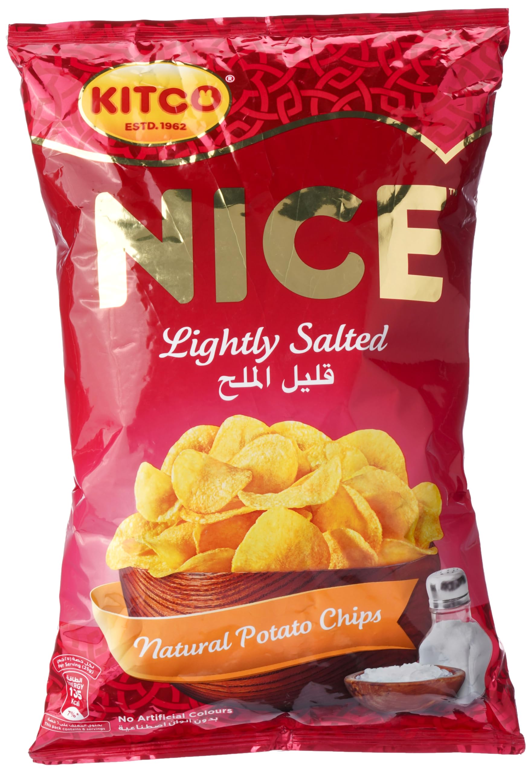 Kitco Nice Lightly Salted Natural Potato Chips, 150 g - Pack of 1 : Buy ...