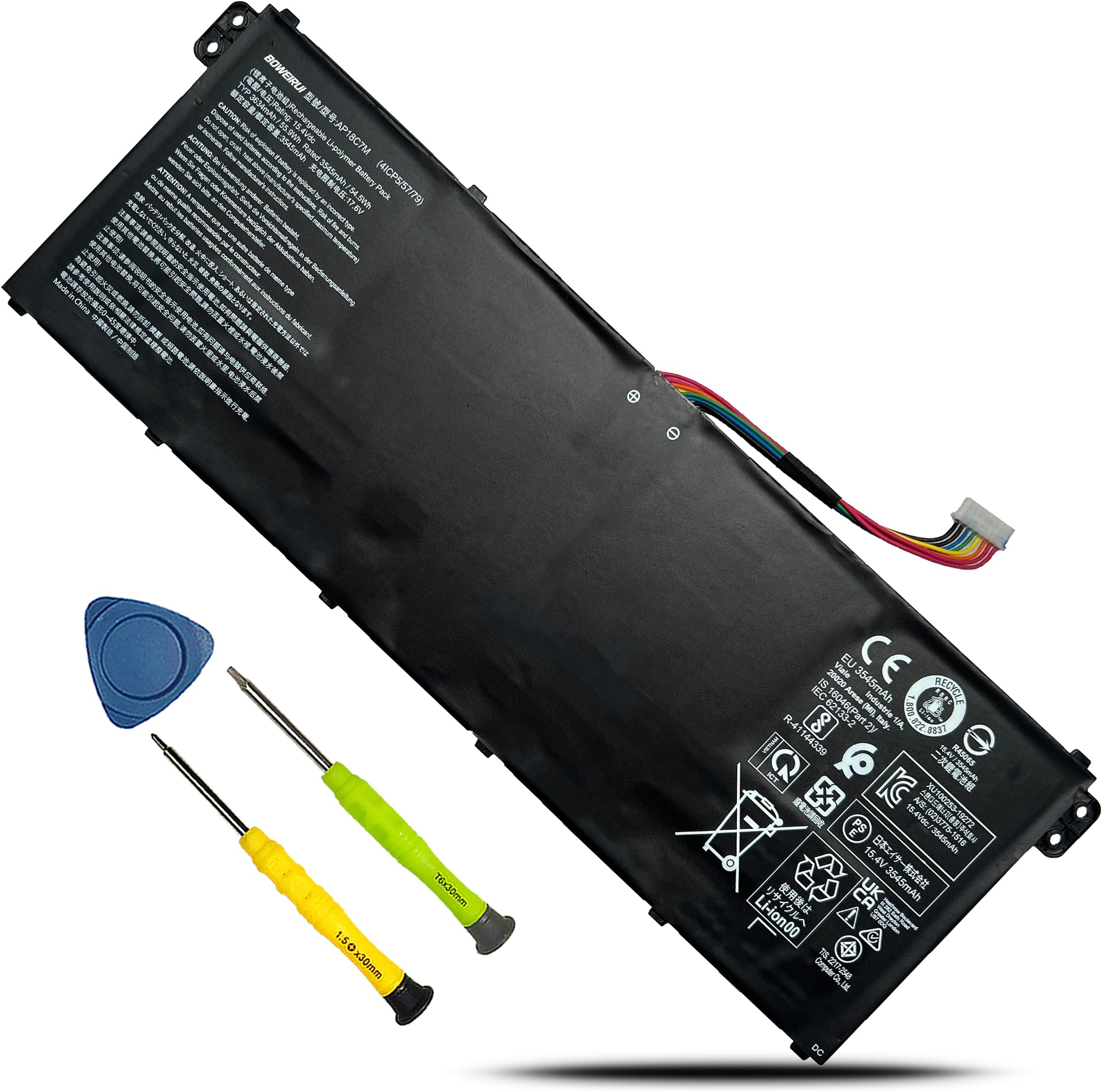 Amazon.com: BOWEIRUI AP18C7M AP18C7K Battery for Acer Swift 3 SF313-52 ...