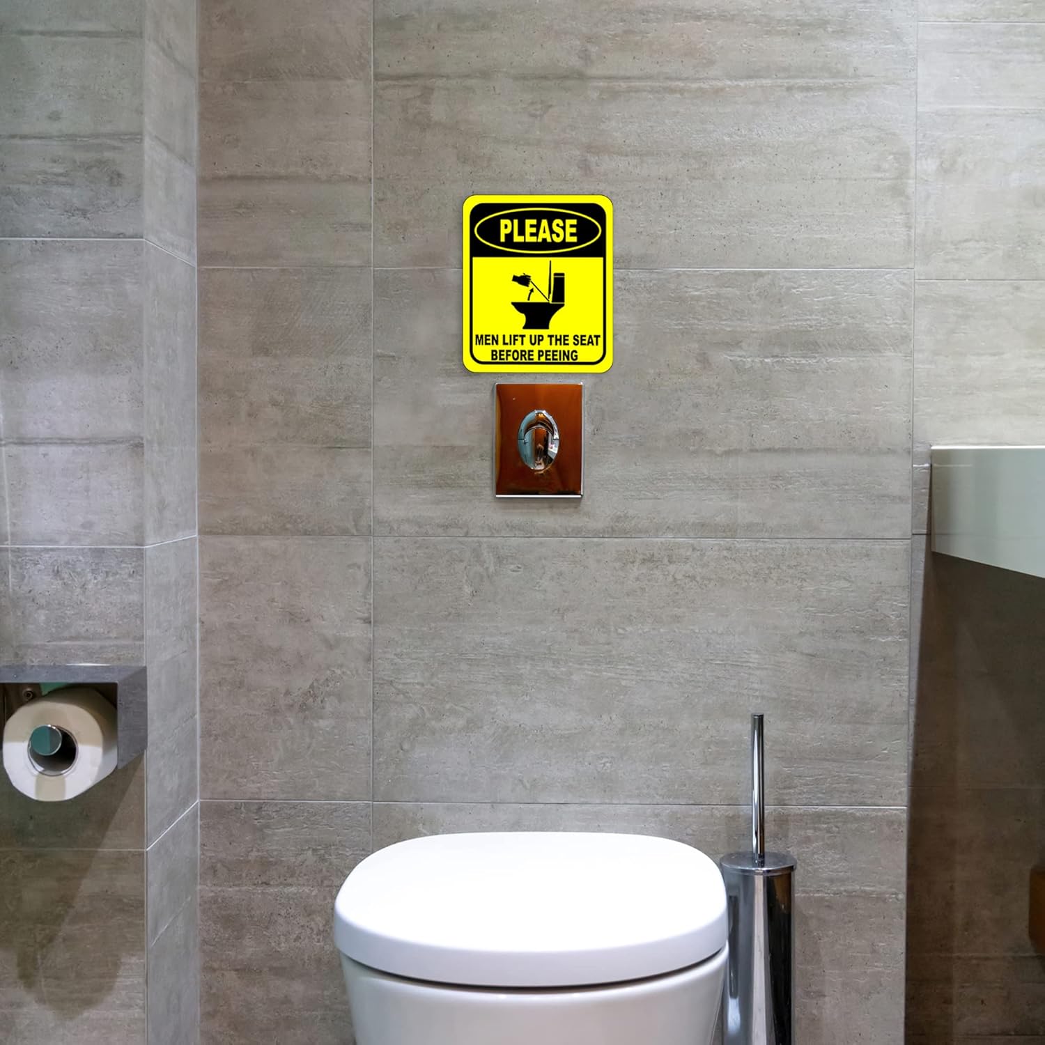 Please Men Lift UP the Seat Before Peeing Bathroom Philippines | Ubuy