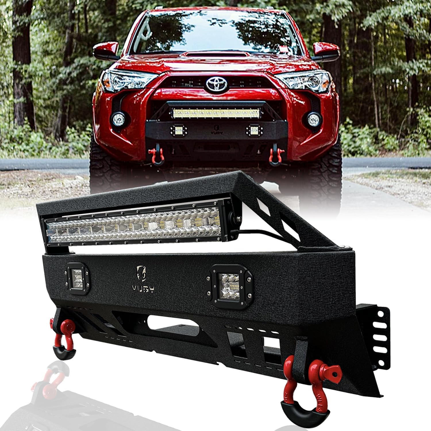 Amazon.com: YZONA Front Bumper Compatible for 2010-2023 Toyota 5th Gen ...