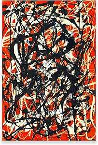 Amazon.com: Jackson Pollock Canvas Prints Wall Art - Free Form ...
