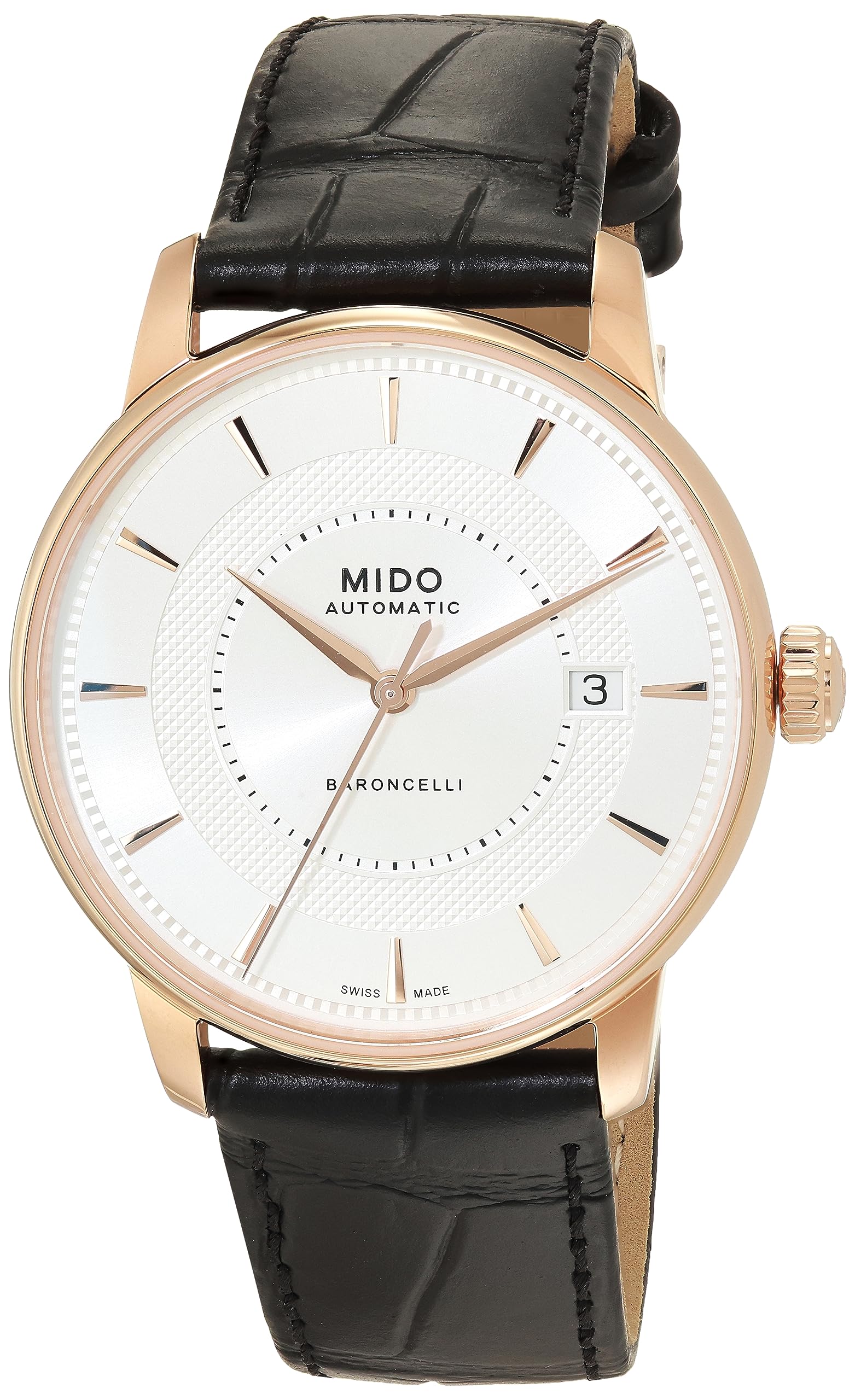 Amazon.com: MIDO Baroncelli Signature - Swiss Automatic Watch for Men ...