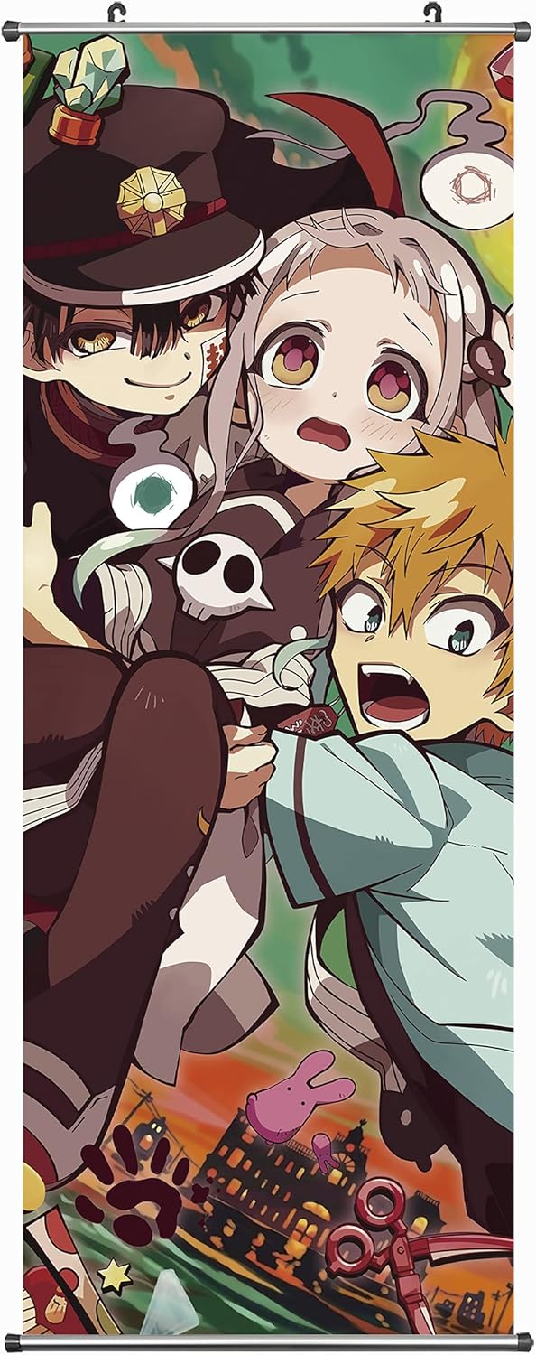 Amazon.com: CosInStyle Anime Scroll Poster - Fabric Prints 100 cm x 40 ...