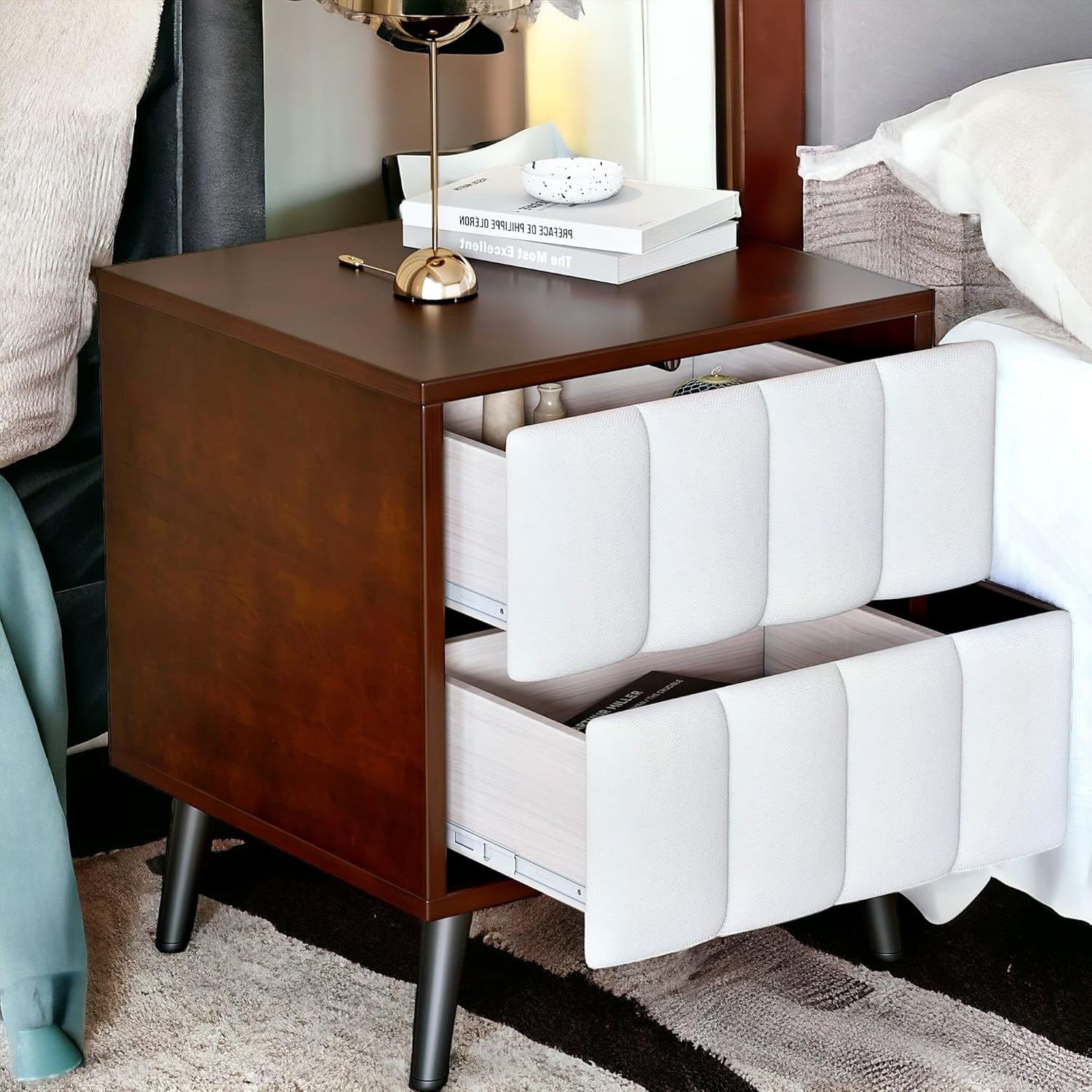 Amazon.com: Nossta Ball-Sosa Table, Regular, Walnut : Home & Kitchen