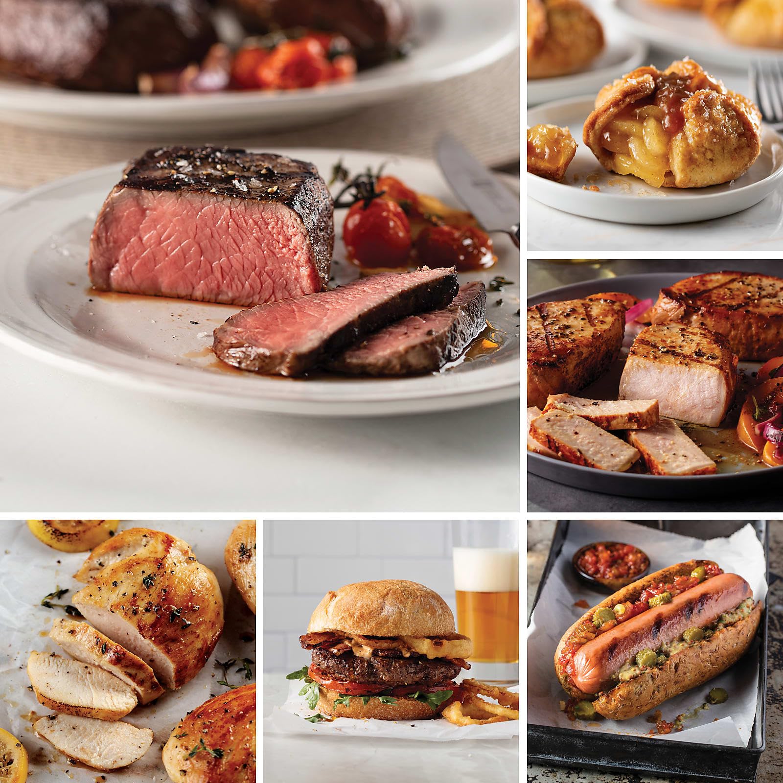 Omaha Steaks Deluxe Summer Cookout Butchers Cut Top Sirloins Air ...