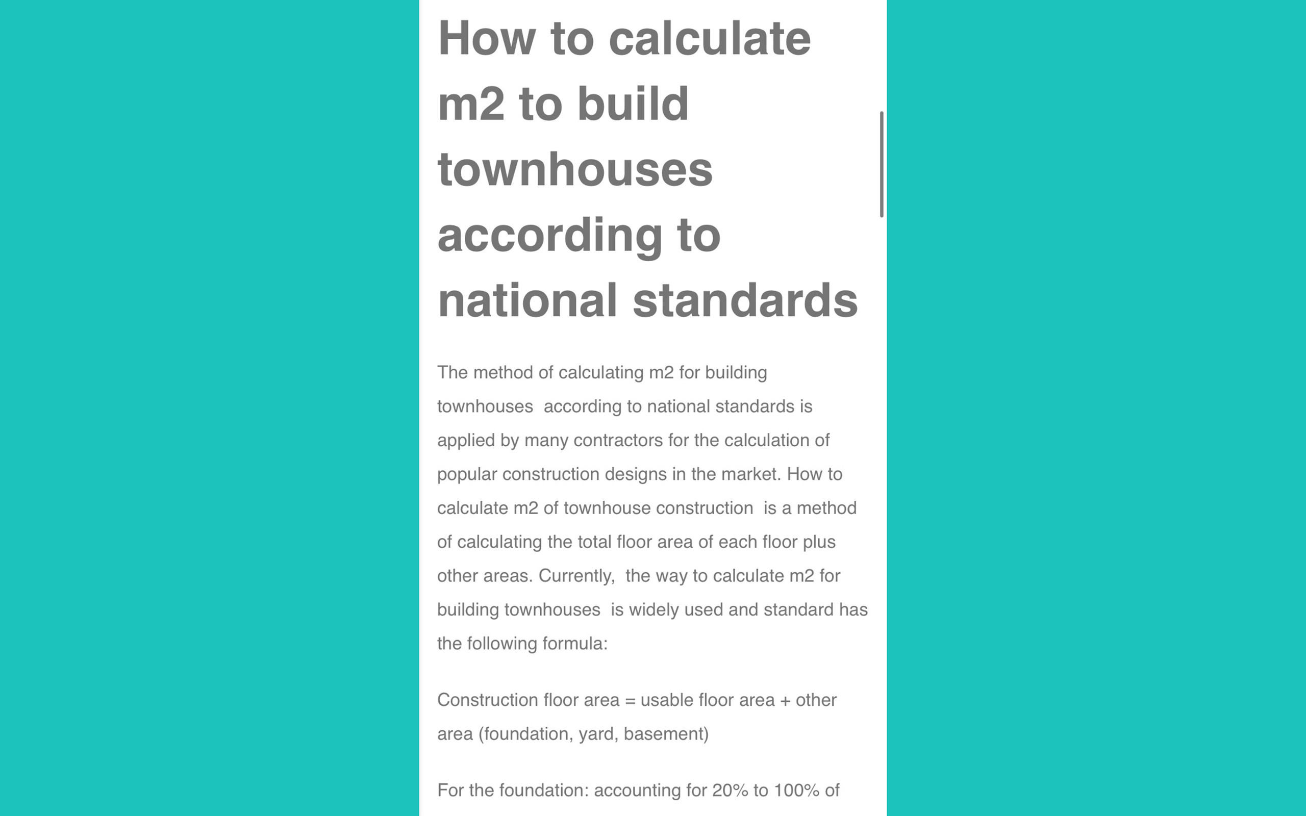 HOW TO CALCULATE M2 TO BUILD TOWNHOUSES GUIDE Amazon Appstore For how-to-calculate-m2-to-build-townhouses-guide-amazon-appstore-for