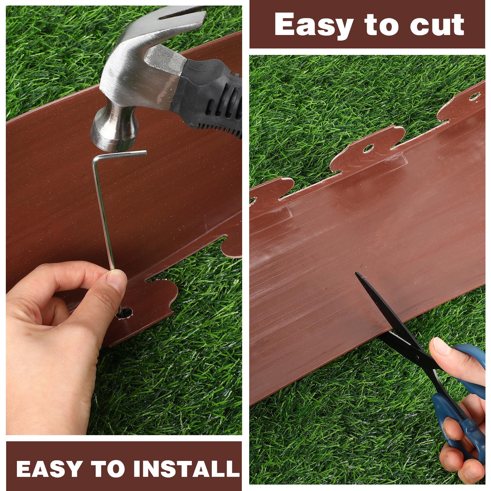 Snapklik.com : FoldTier 6 Inch Tall 33 Ft Length Landscape Plastic ...