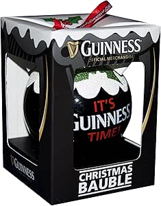 Amazon.com: Guinness Christmas Holiday Pudding Bauble Festive Tree ...