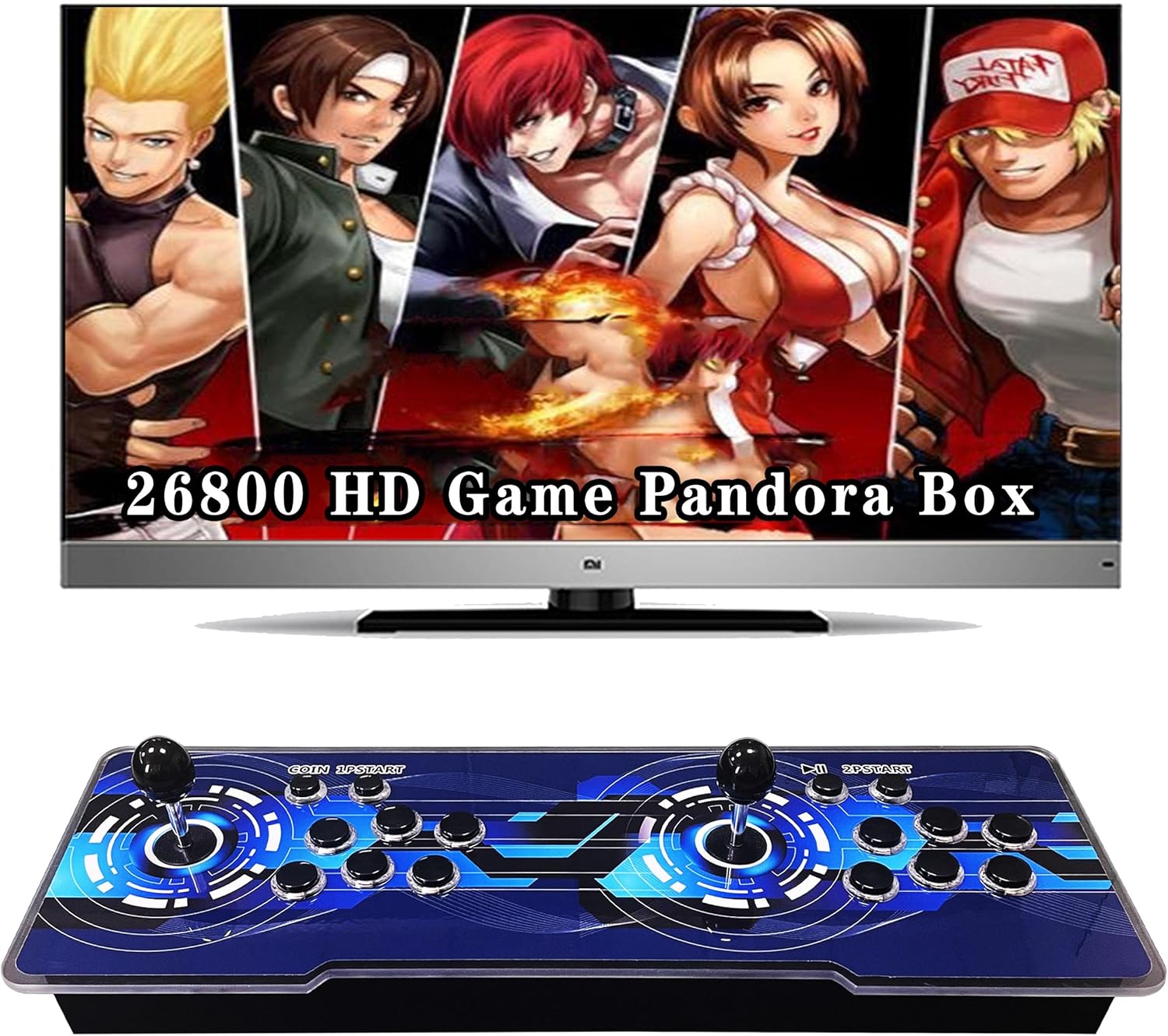 Amazon.com: KIRLU 26800 in 1 Pandora Box Arcade Games Console, Plug and ...