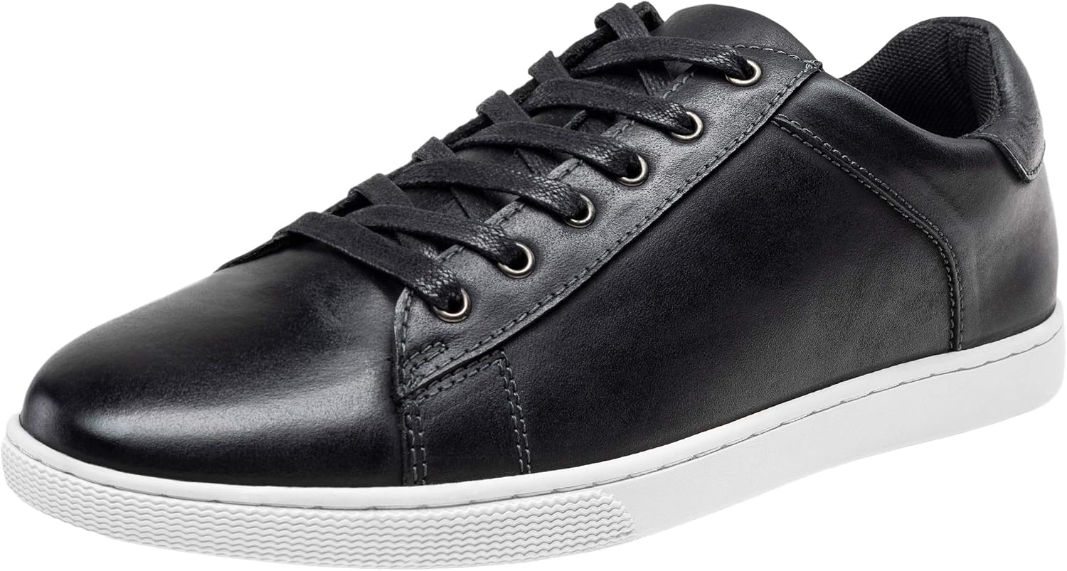 Amazon.com | Jousen Men' s Casual Shoes Leather Dress Sneakers Business ...